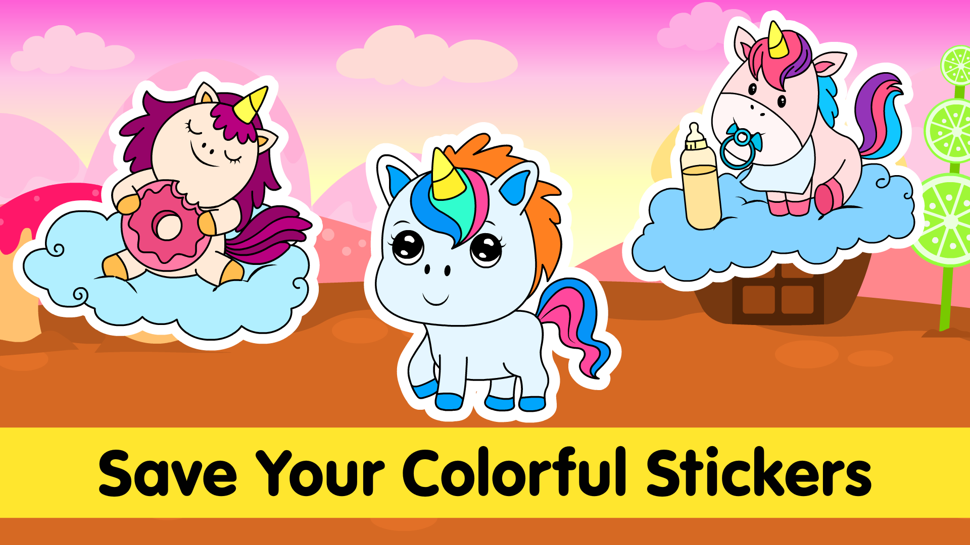 Unicorn Coloring Games: My Little Rainbow Drawing Book for Kids - Pony ...