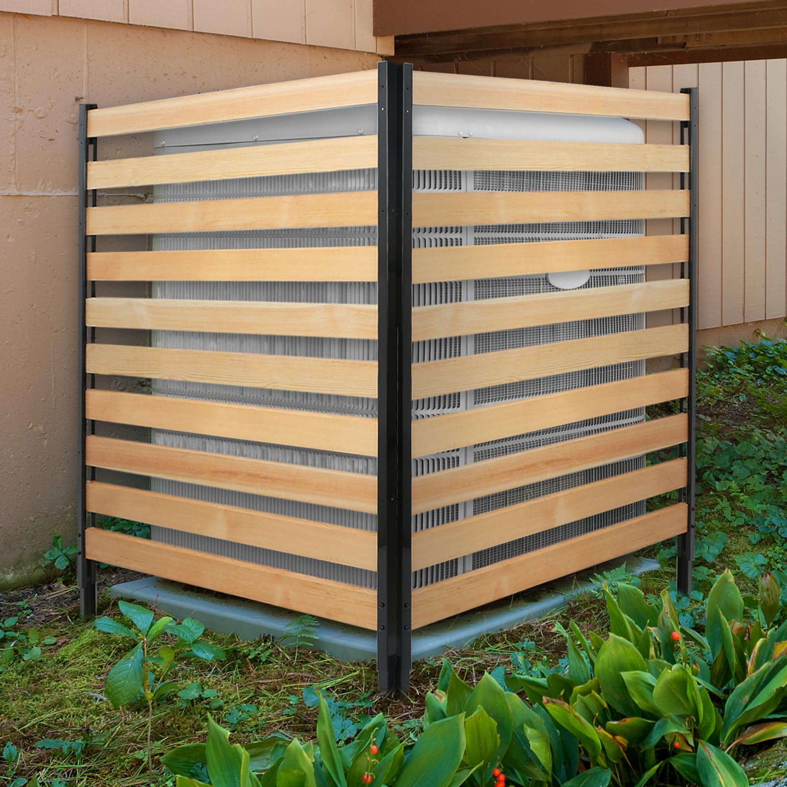 Buy Air Conditioner Fence, 2 Panels 42 ""L x 38 ""W Fence Privacy ...