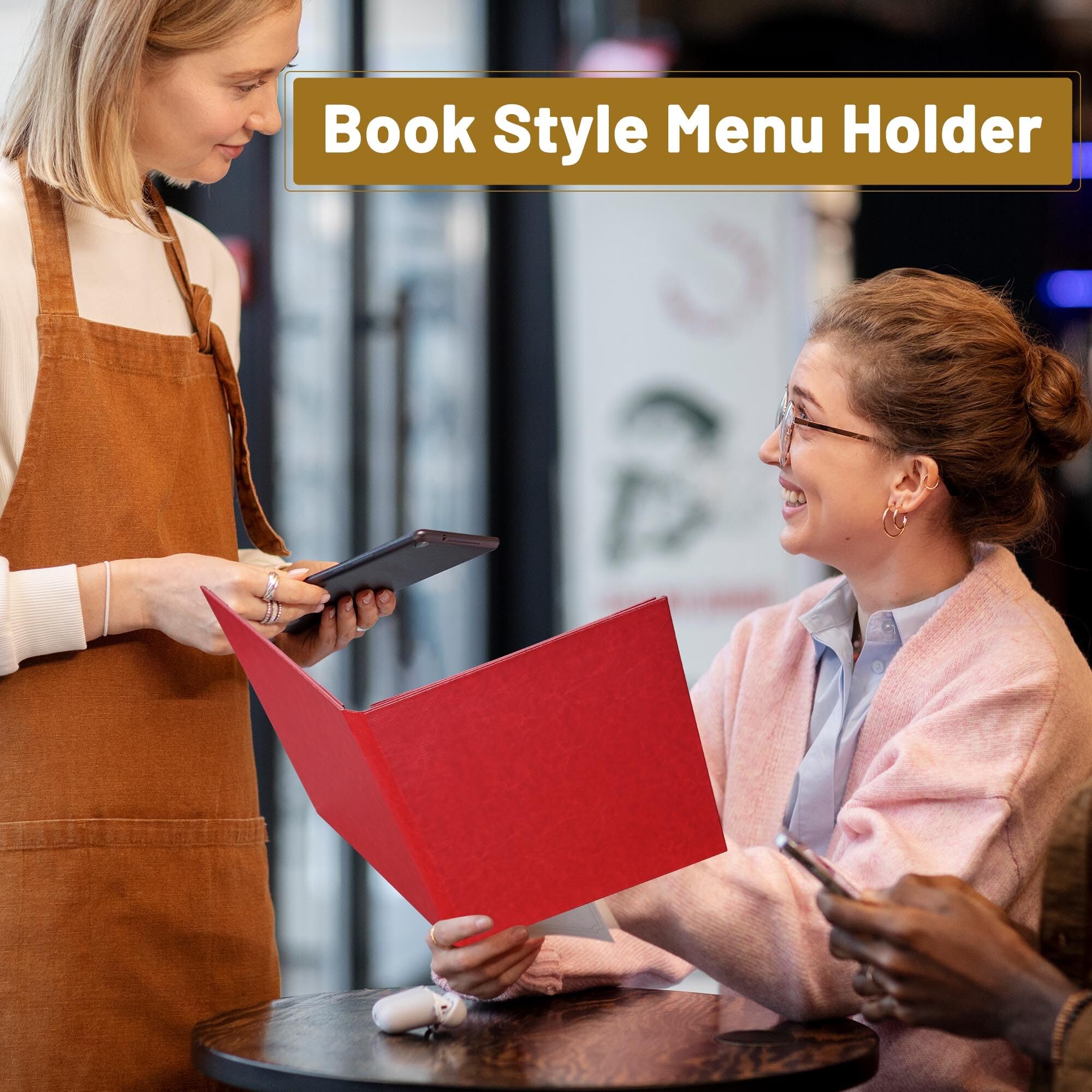Snapklik.com : WeChef 10 Packs Menu Covers 85"x11" 4 Views Leather Book ...