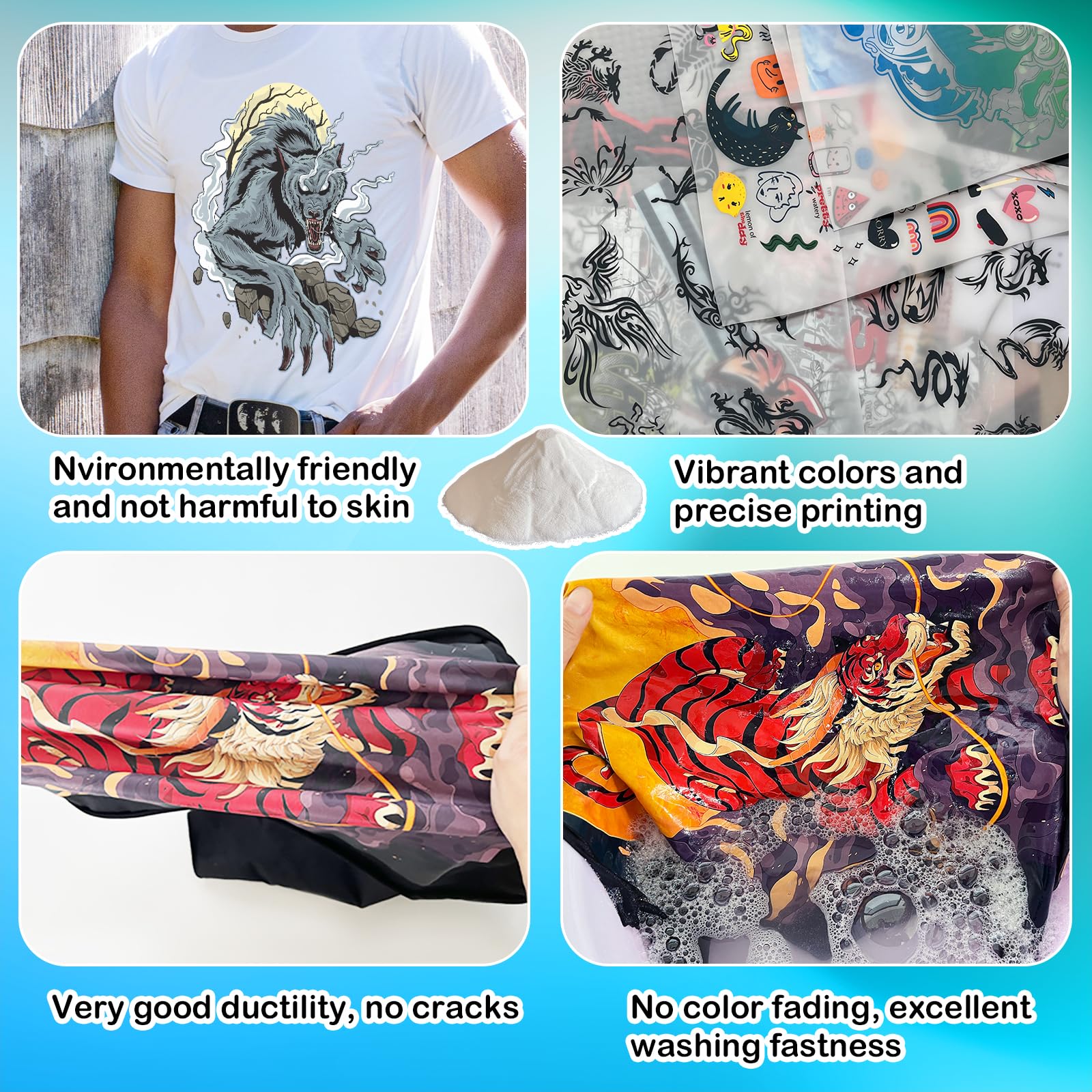 Snapklik.com : POLYTECH DTF Powder (1000g) - Hot Melt Adhesive For ...