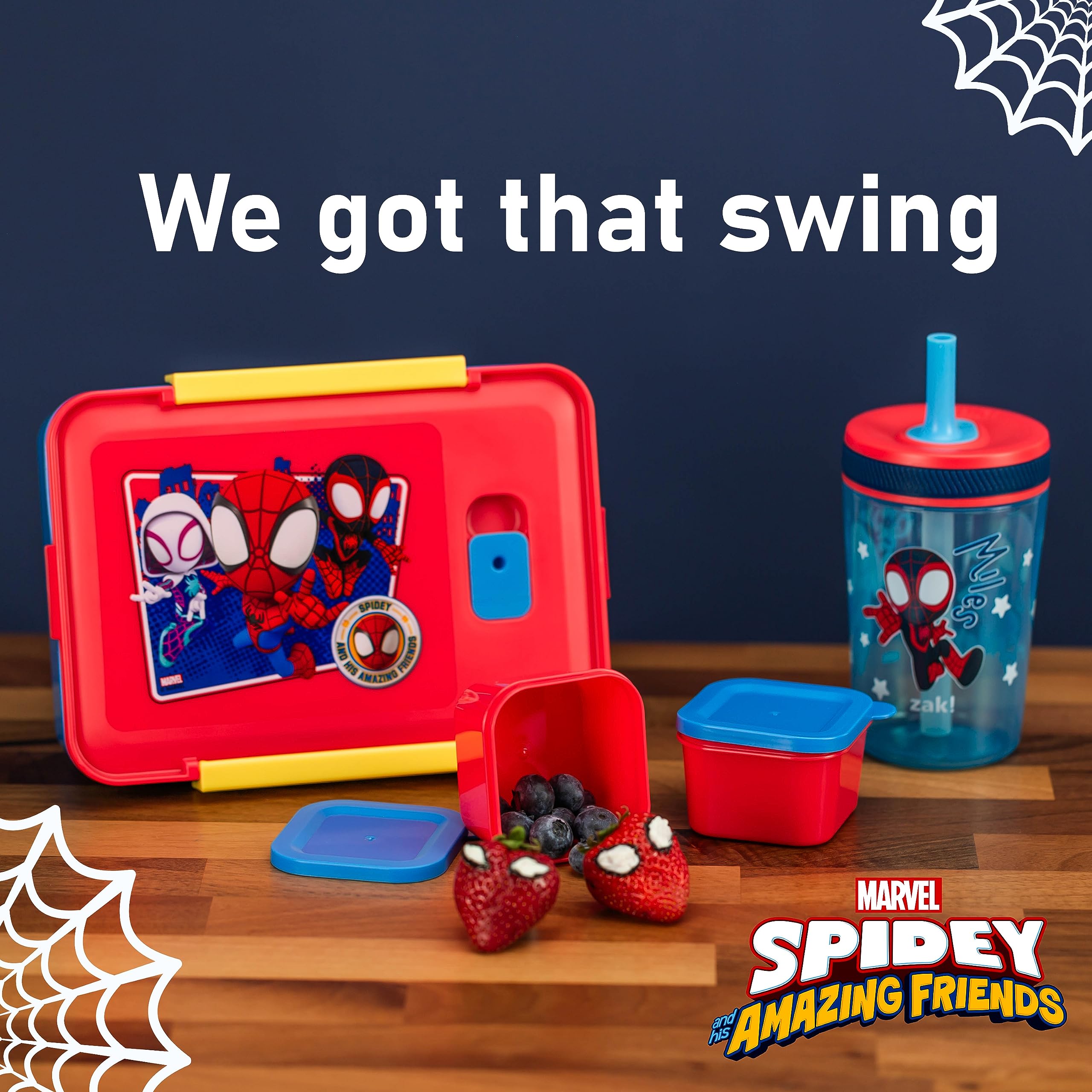 Snapklik.com : Zak Designs Spidey And His Amazing Friends Reusable ...