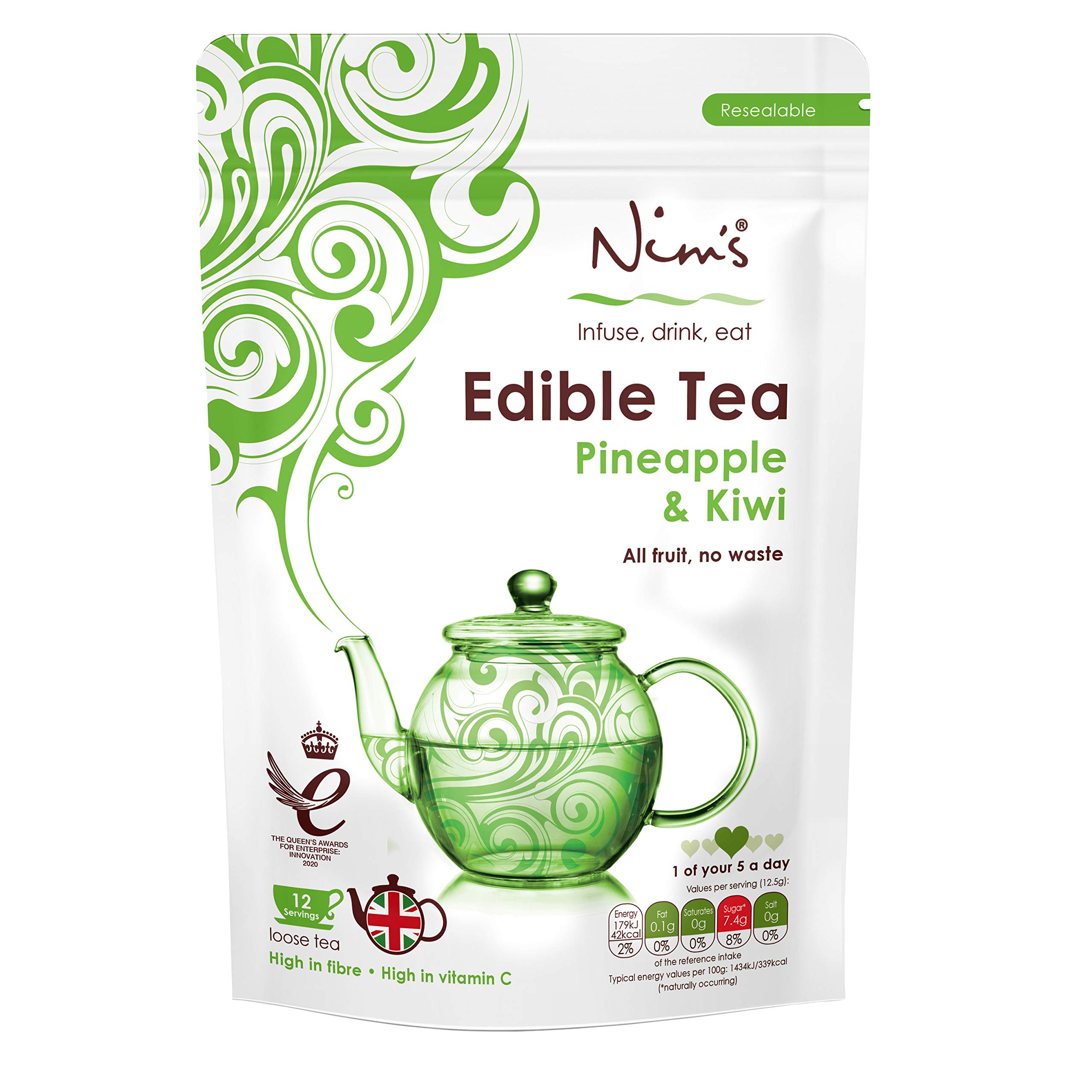 Nim's Fruit Tea (Pineapple Kiwi Tea) : Amazon.co.uk: Grocery