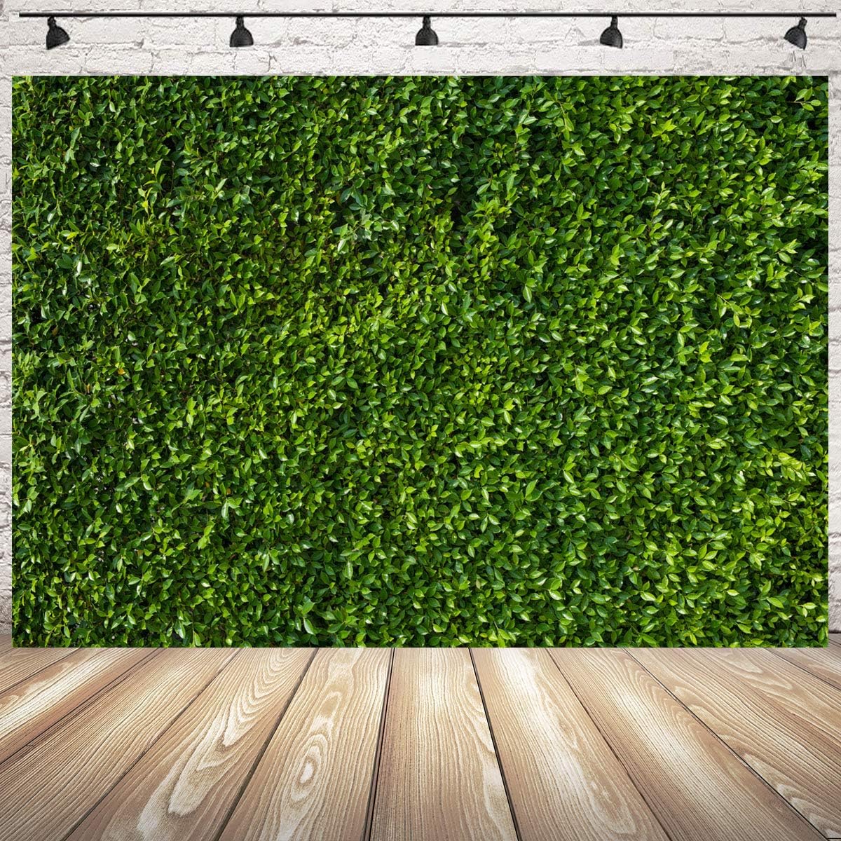 Amazon.com : Msocio 8x6ft Polyester Spring Greenery Leaves Grass Nature ...