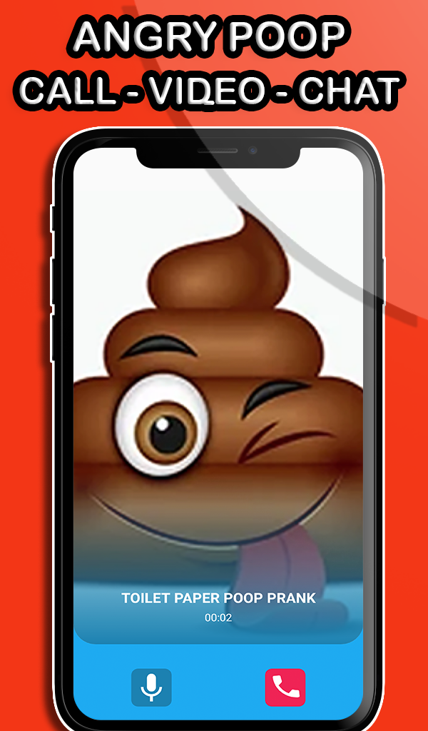 Incoming Call From Angry Poop - Fake Voice & video call and Texting ...