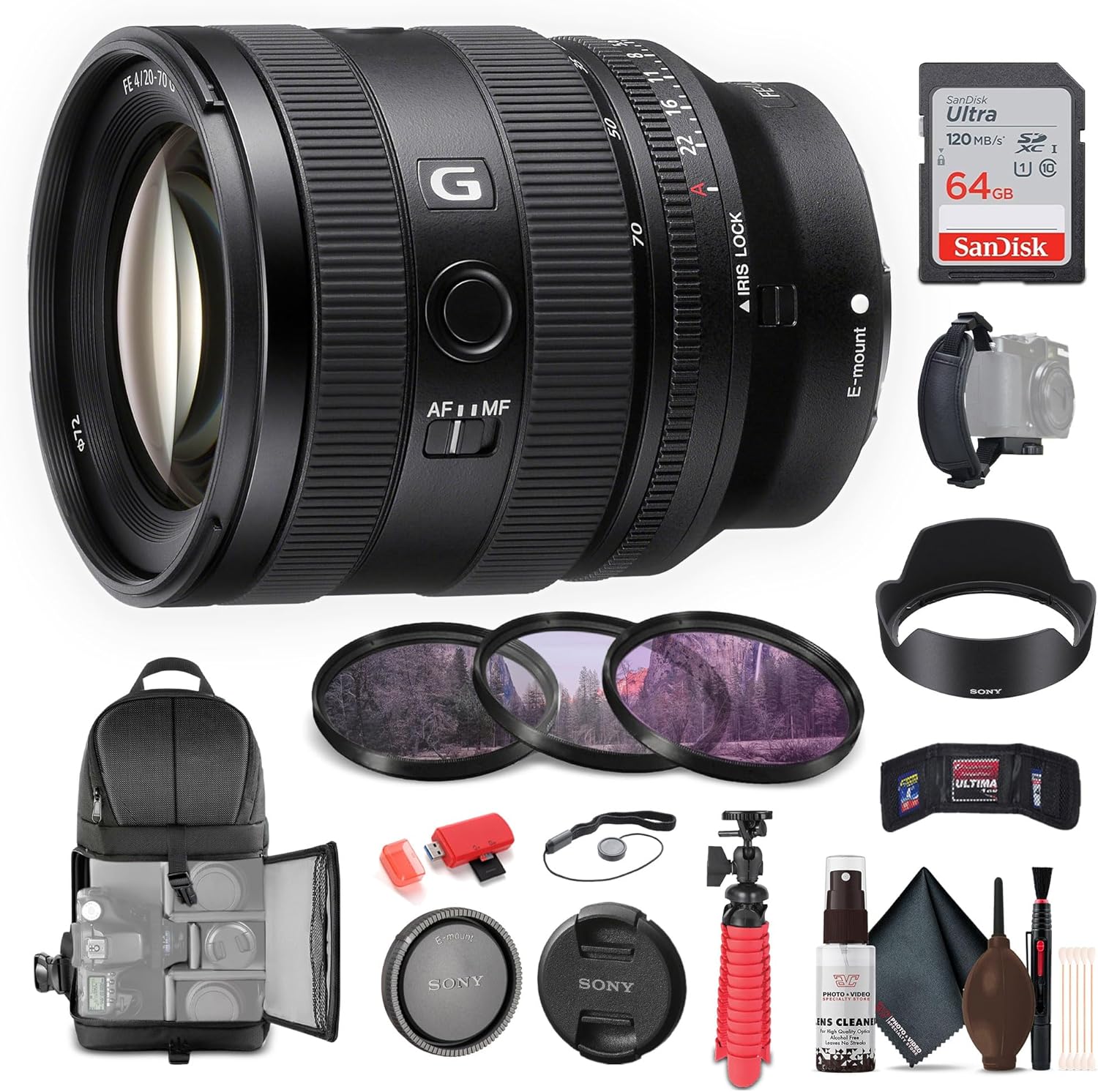 Amazon.com : Sony FE 20-70mm f/4 G Lens (SEL2070G) – Full-Frame E-Mount ...