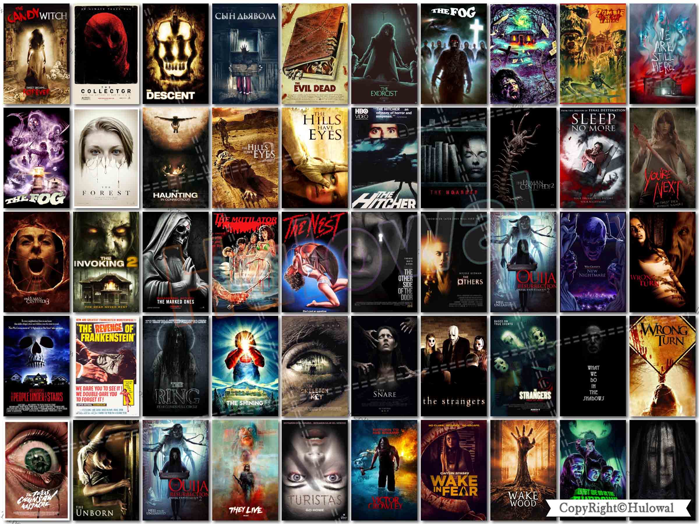 Movie Villains Collage