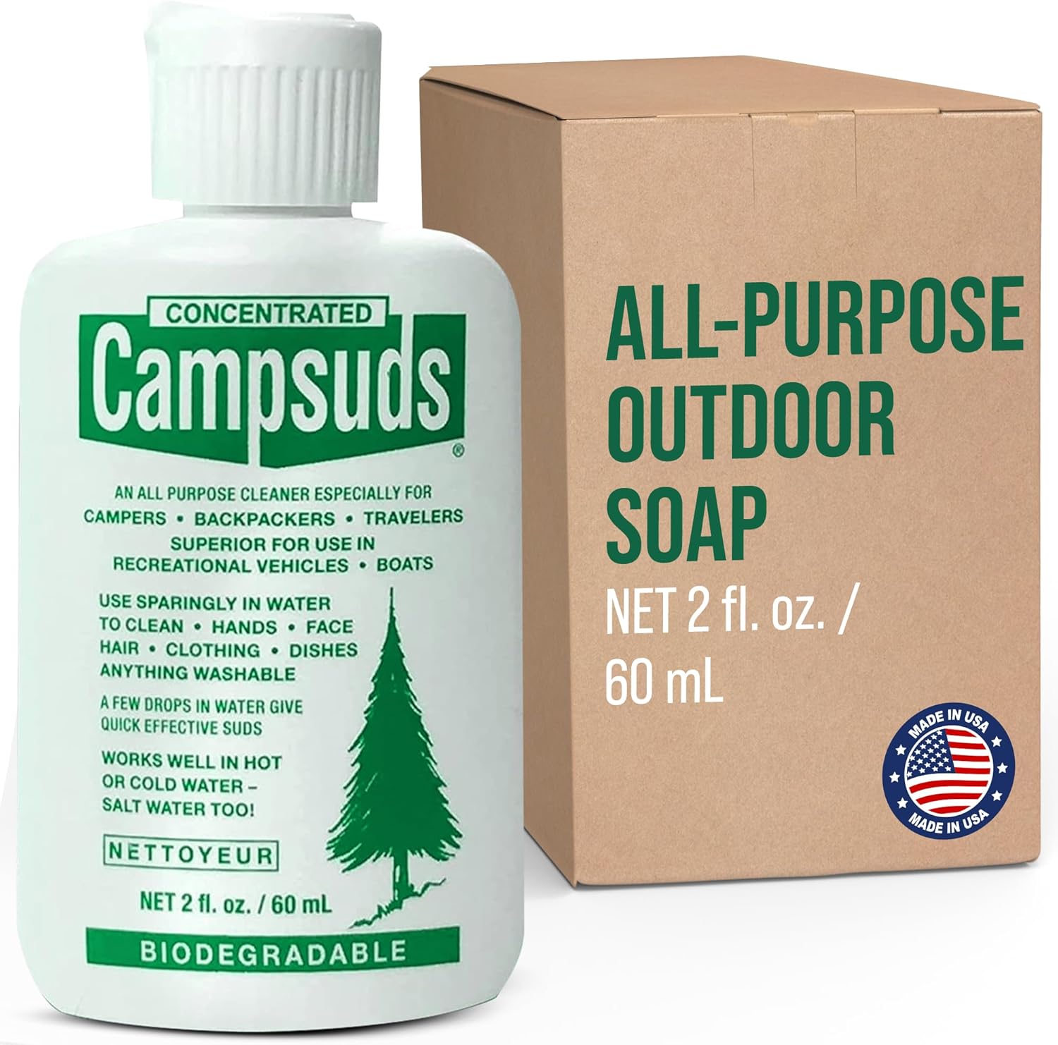 Amazon.com : Sierra Dawn Outdoor Soap - Premium Biodegradable Camping ...