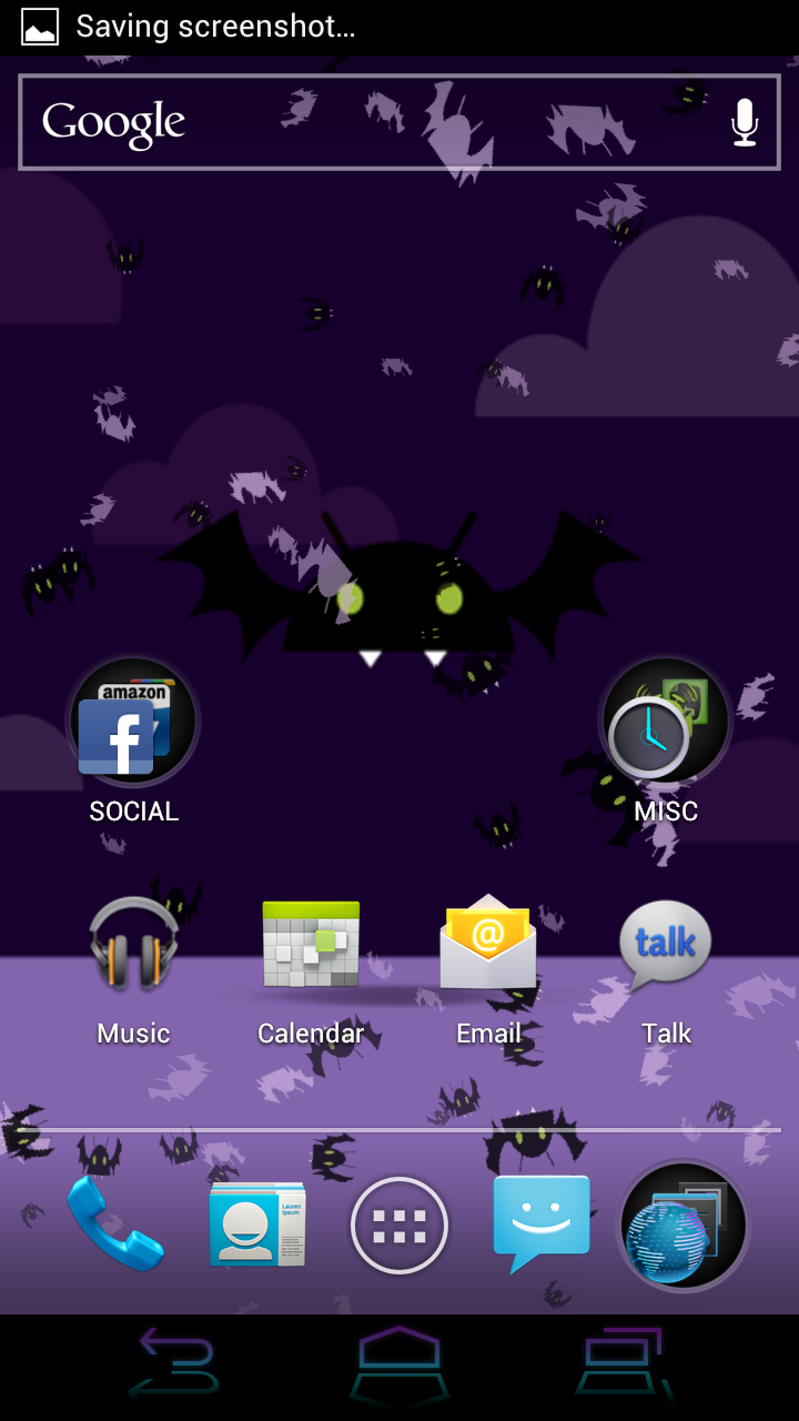 DroidOWeen Falling Droid Bats Live Wallpaper - App on Amazon Appstore