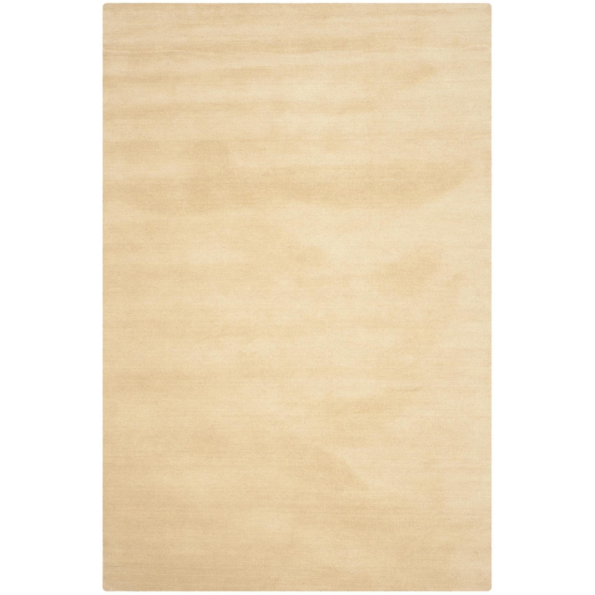 SAFAVIEH Himalaya Collection Accent Rug - 5’ x 8’ Beige, Handmade Wool ...