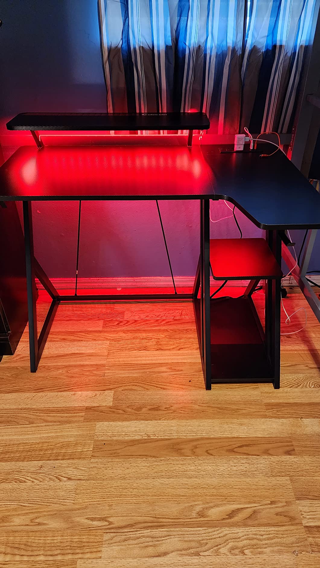 $18/mo - Finance CubiCubi Aurora Gaming Desk with Carbon Fiber Surface ...