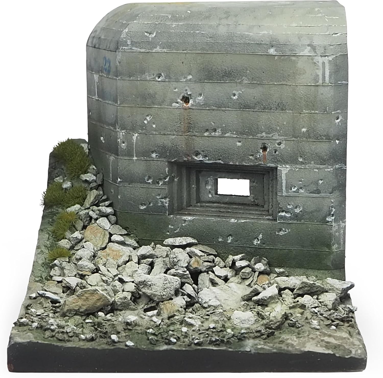 Amazon.com: Vallejo - 1/35 Bunker - Plastic Model, Finished Model Made ...