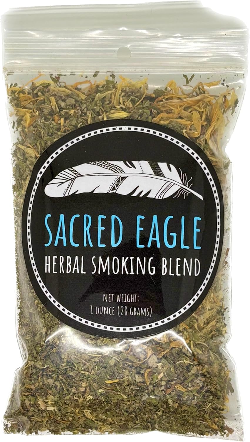 Amazon.com : Sacred Eagle Herbal Smoking Blend (1 oz Bag) : Health ...