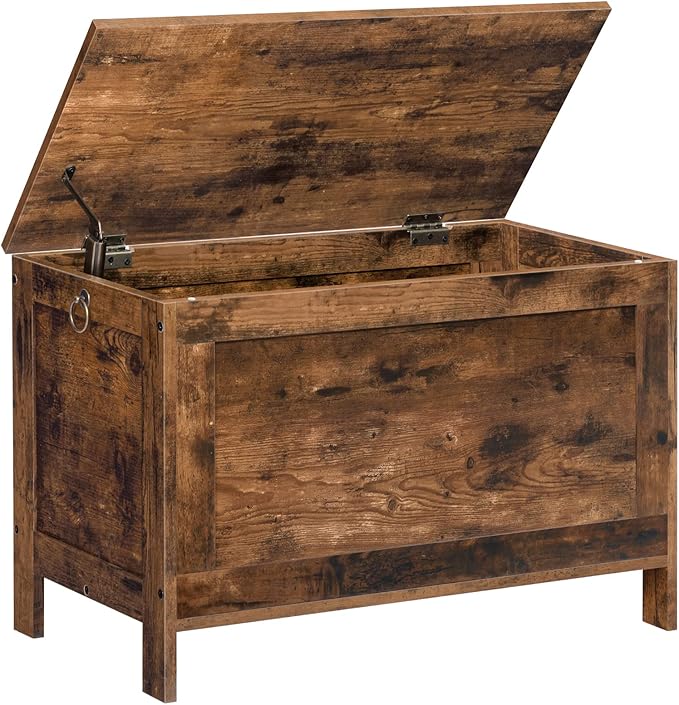 HOOBRO Storage Chest Trunk, Wooden Storage Box, Large Toy Chests with ...