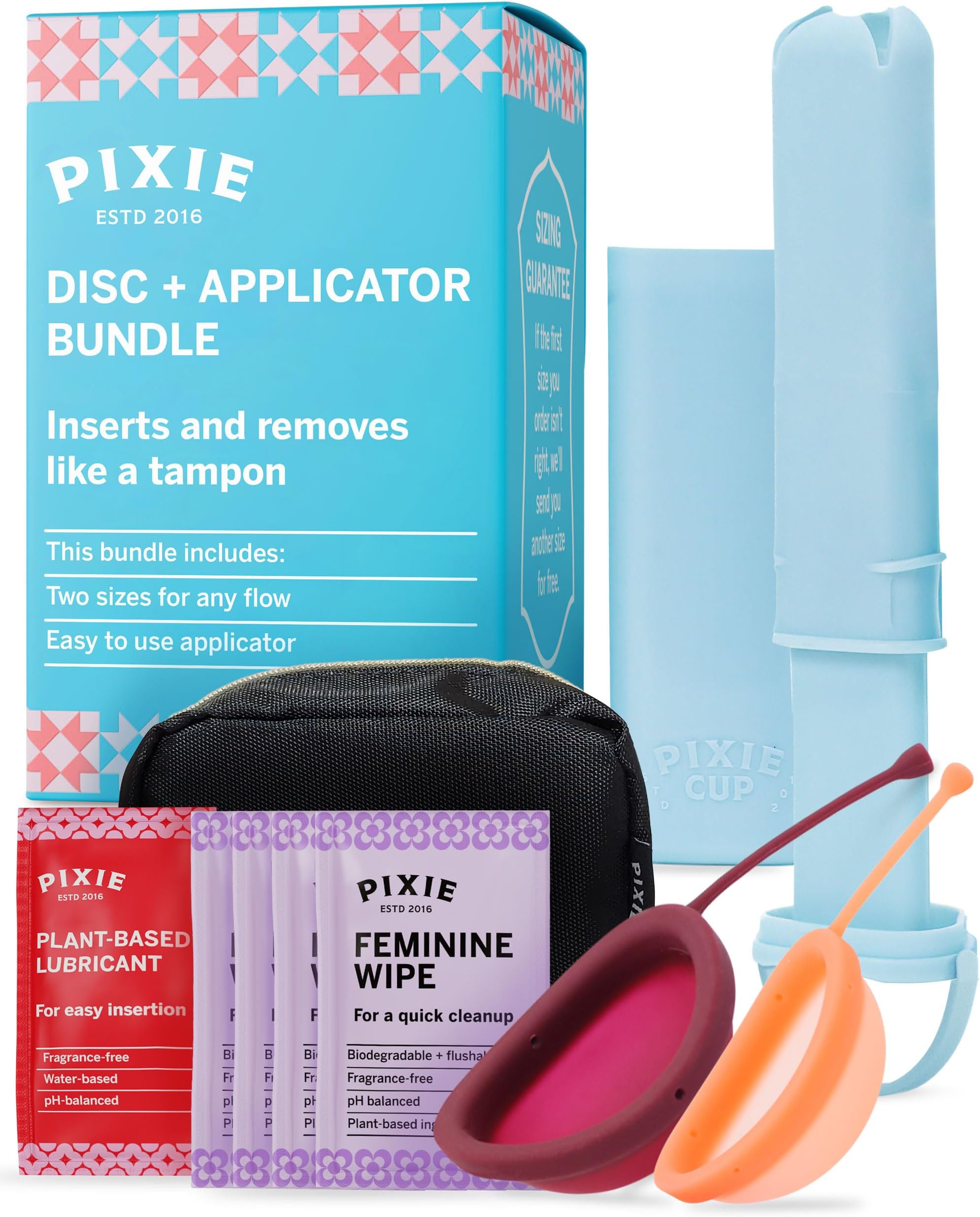 Amazon.com: 2 Menstrual Discs and Applicator Bundle - No Metals or ...