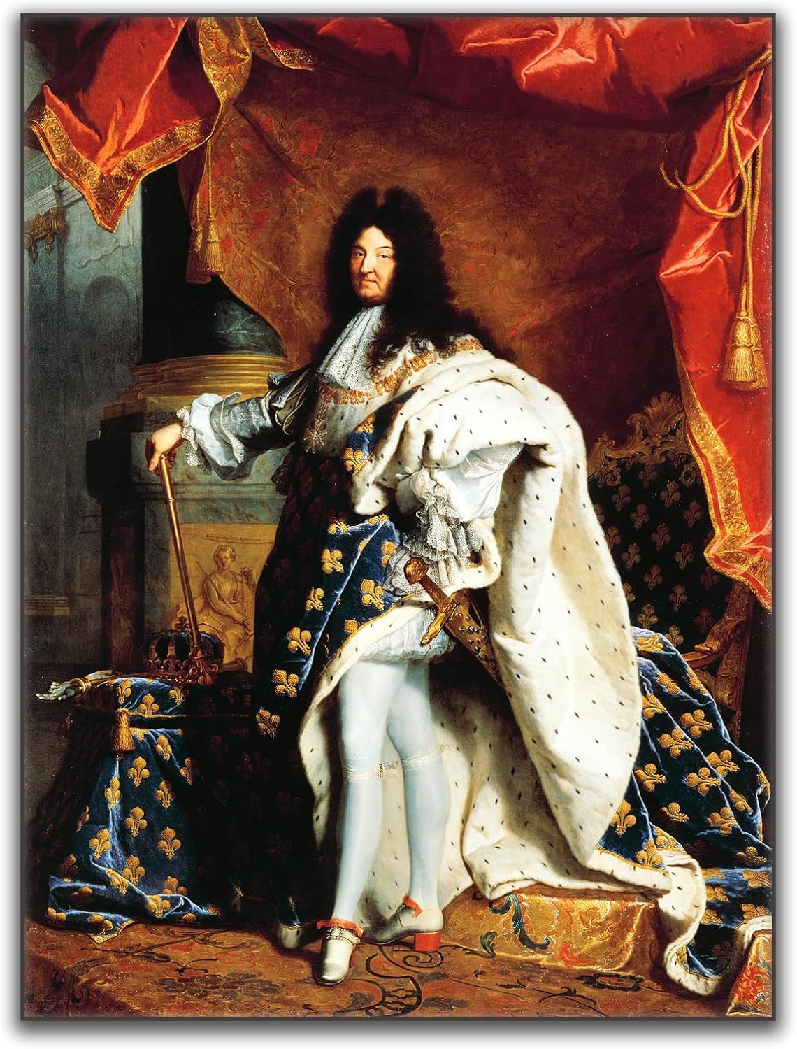 Amazon.com: OKRA Hyacinthe Rigo Louis xiv of_france Poster Portrait ...
