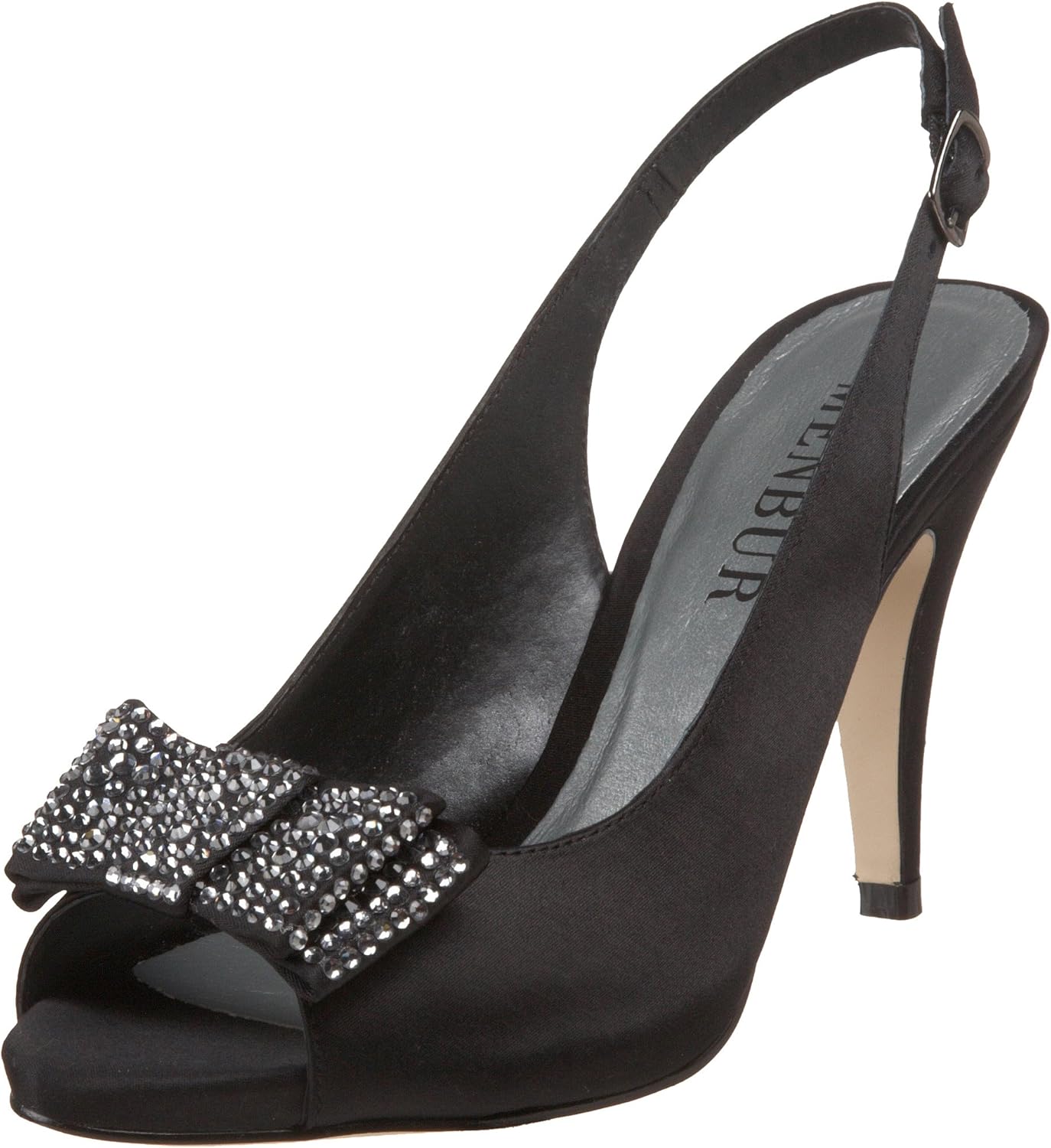 Amazon.com | Menbur Women's Danna Slingback Pump,Black,36 B EU/5.5 M US ...