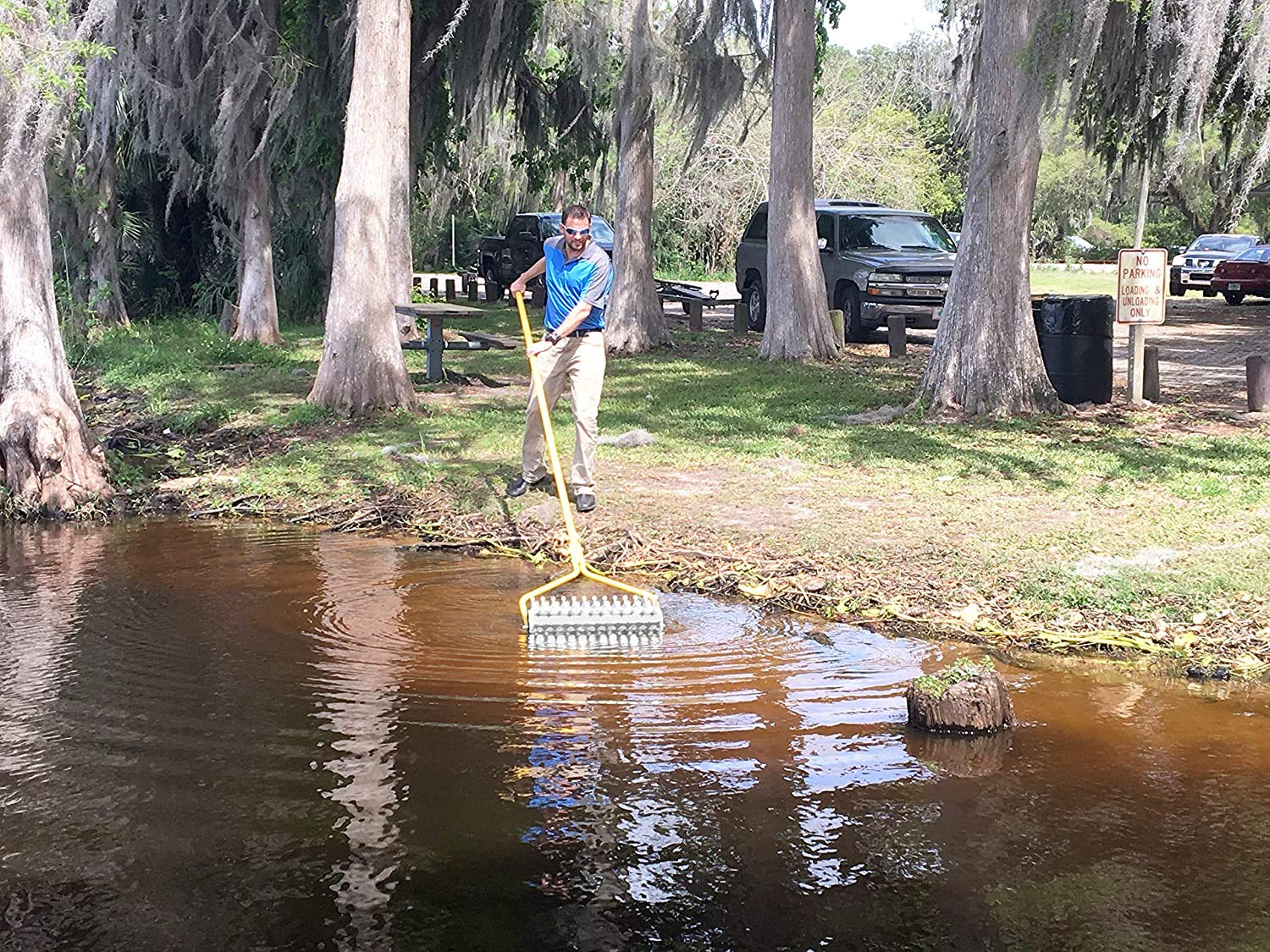 Snapklik.com : Jenlis Muck Razer Aquatic Weed & Sludge Tiller, Heavy ...