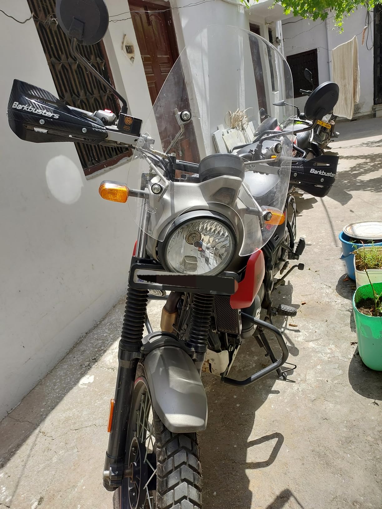 Ozango Bike Plastic Windscreen Visor Front Windshield Wind Deflectors ...