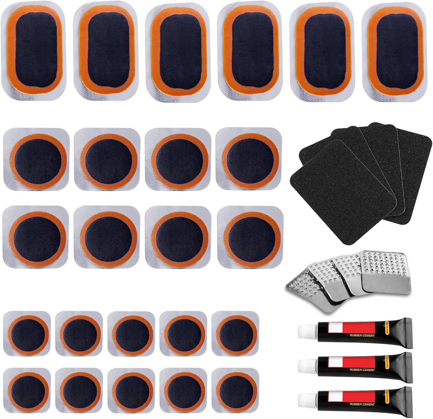 Amazon.com : KOAREL Bike Tire Repair Kits - Bycicle Inner Tube Puncture ...