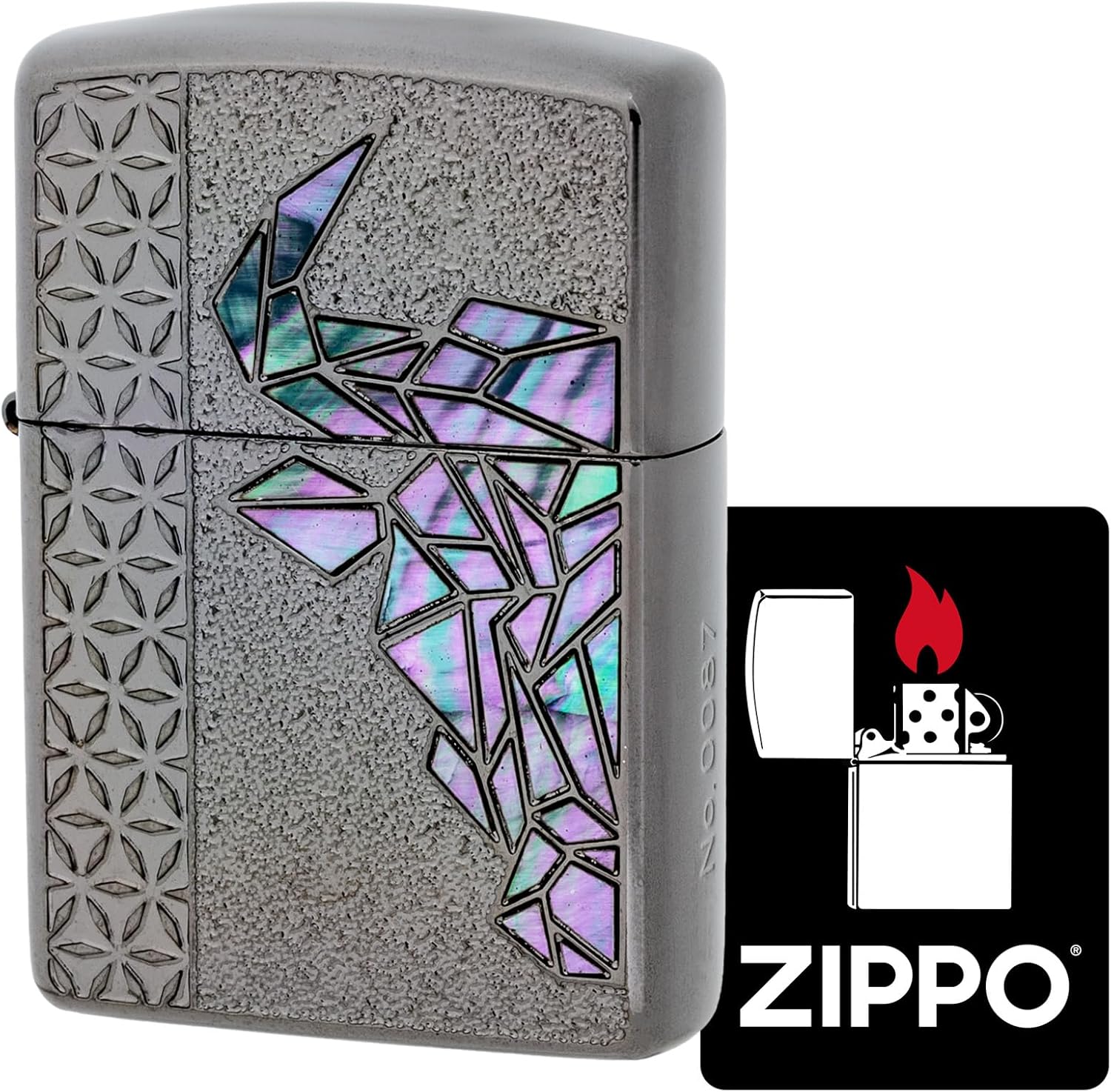 Amazon.com: KAJIKAWA Zippo Zippo Lighter, Windproof, Brass, Armor Zippo ...