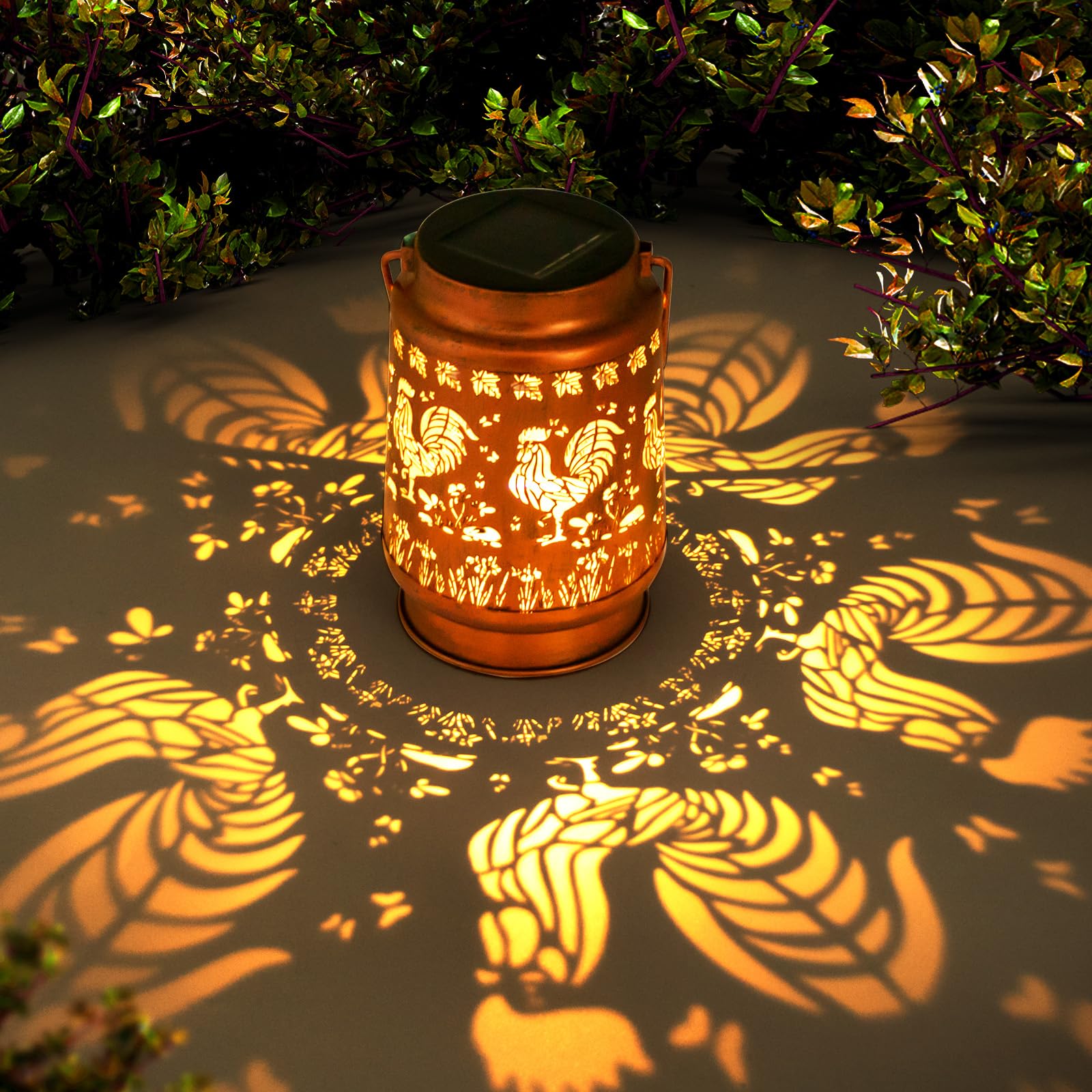 Amazon.com: Solar Lanterns Outdoor Garden Decor,Chicken Gifts for Women ...
