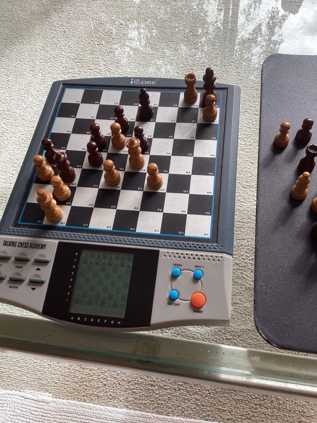 iCore Magnet Chess Sets Board Game, Electronics Travel Talking Checkers ...