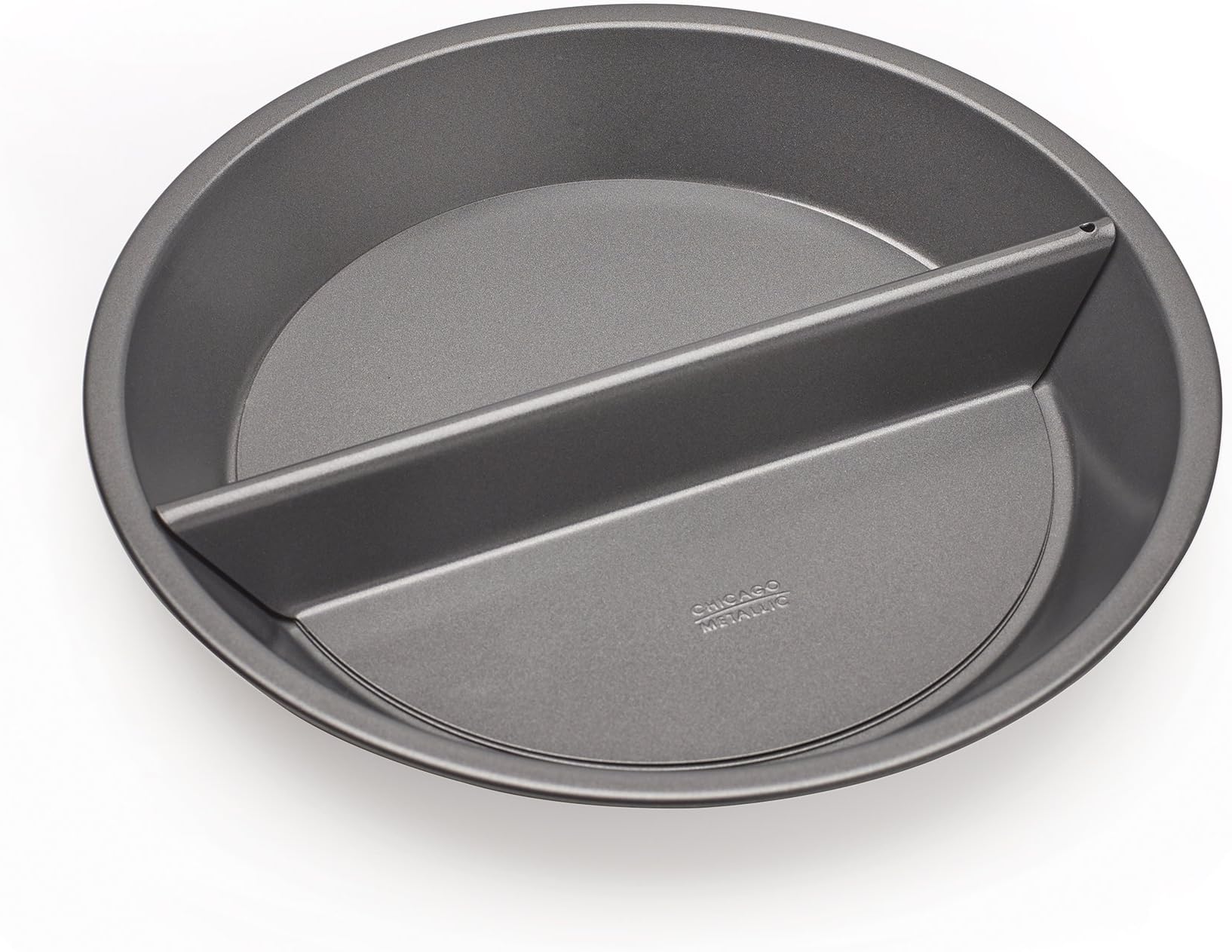 Amazon.com: Winco Round Divided Food Pan, Stainless Steel Medium: Round ...