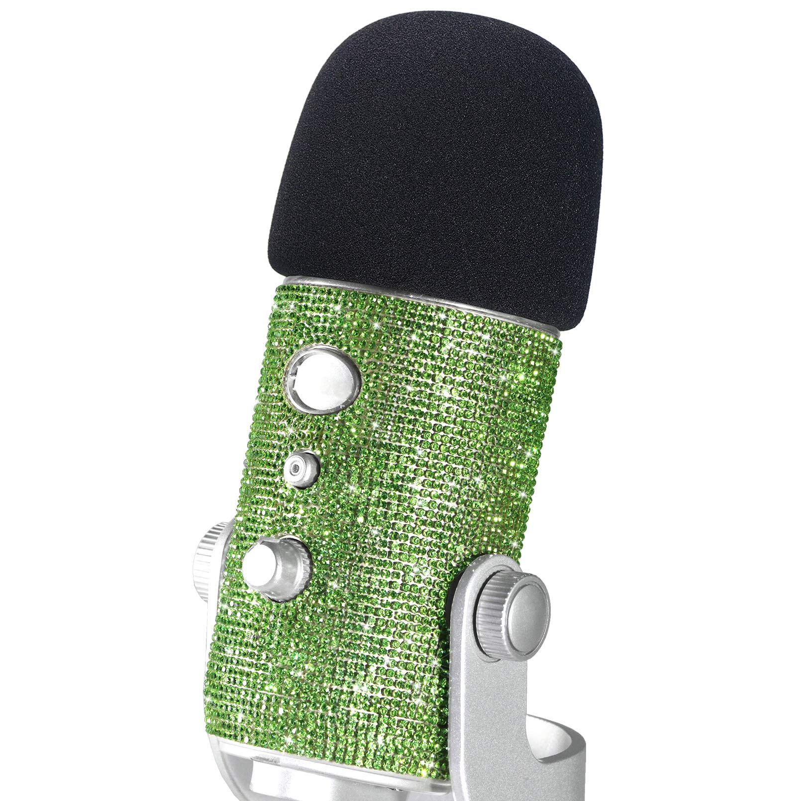 Snapklik.com : Blue Yeti Pop Filter - Cute Glitter Sticker, Bling ...