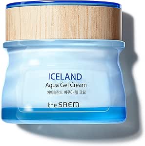 [the SAEM] Iceland Aqua Gel Cream 60ml - Moisture Plumping Gel Facial ...