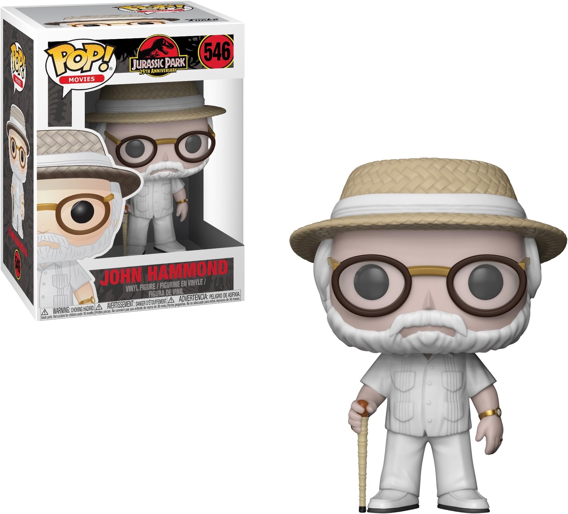 Amazon.com: Funko Pop! Town: Jurassic Park - John Hammond with Gates ...