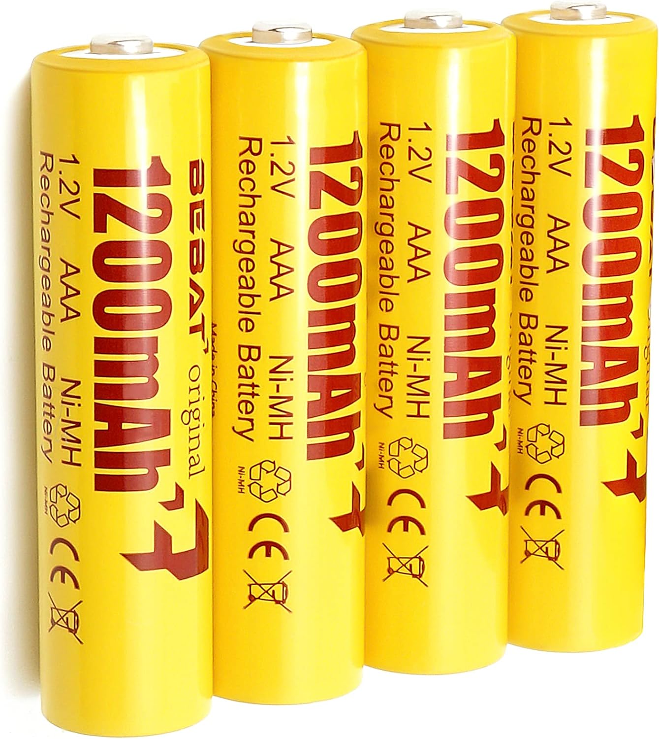Amazon.com: Triple AAA Batteries Rechargeable AAA Batteries AAA Size ...