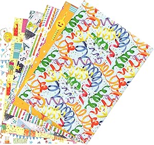 Amazon.com: arkamii premium wrapping paper FSC paper set of 6 sheets ...