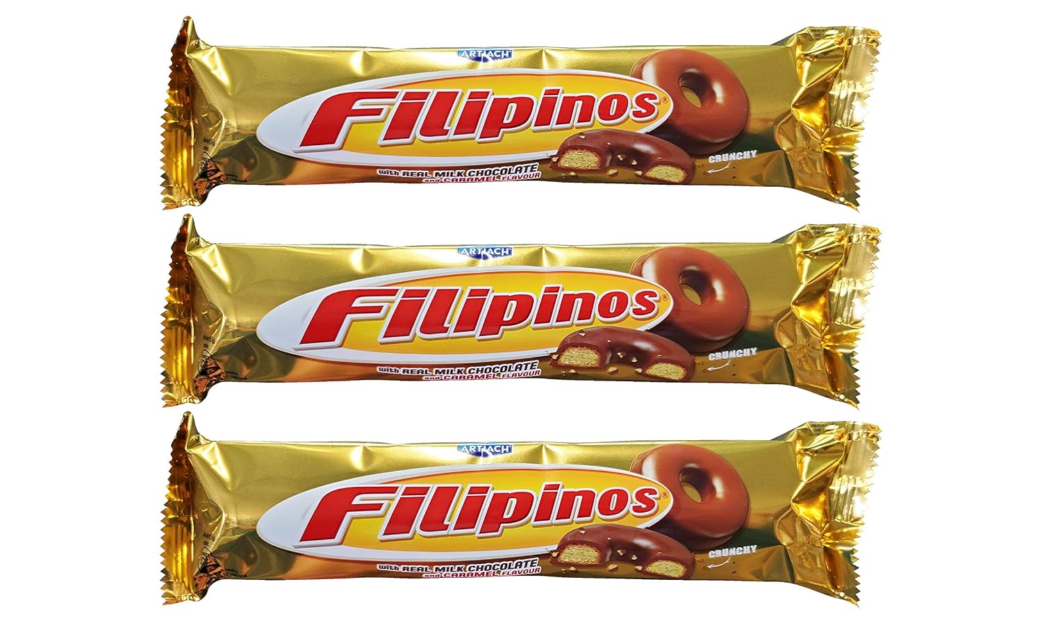 Amazon.com: Artiach European Filipinos Crunchy with Real Milk Chocolate ...