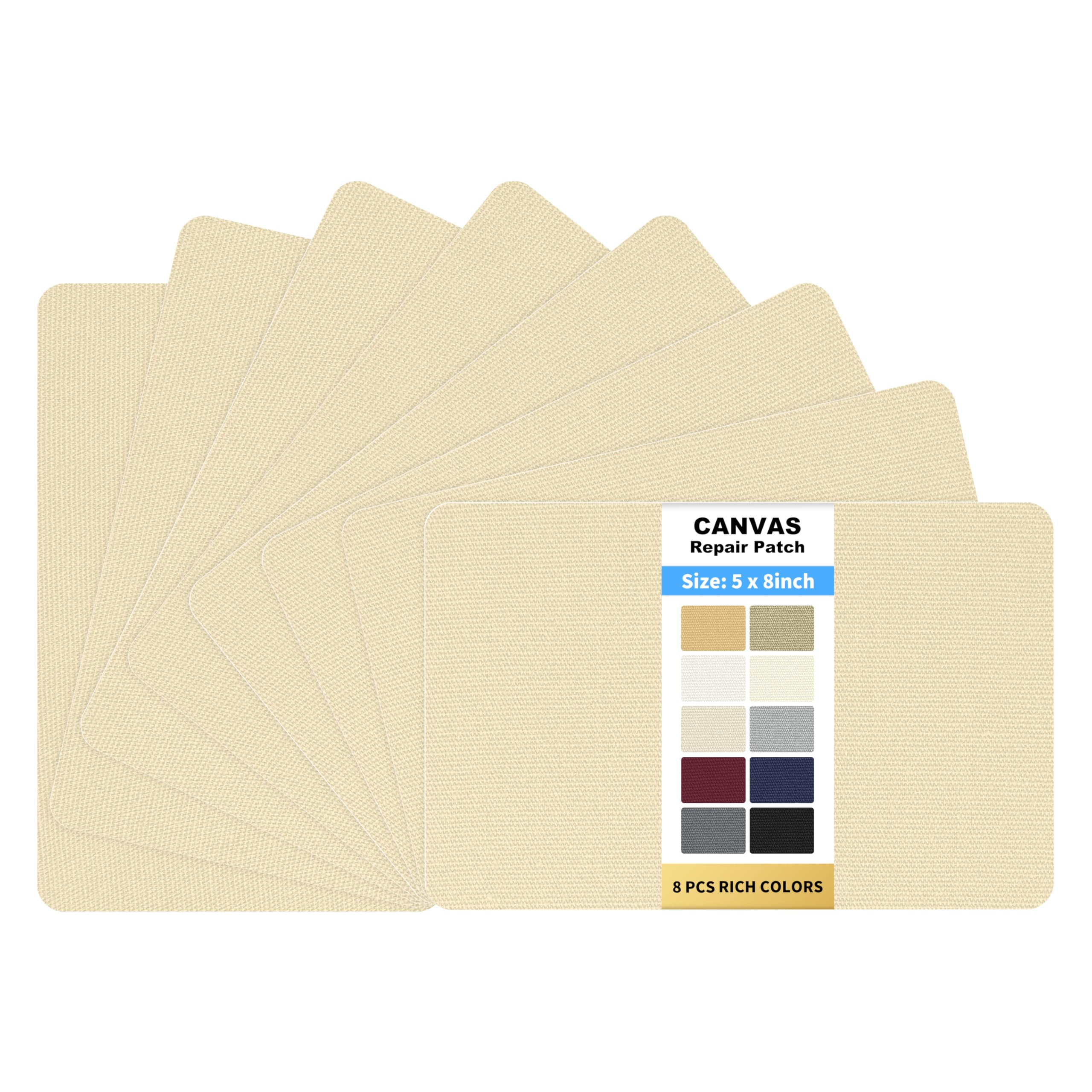 Amazon.com: KING MOUNTAIN Canvas Repair Patch 5×8 Inch Self-Adhesive ...