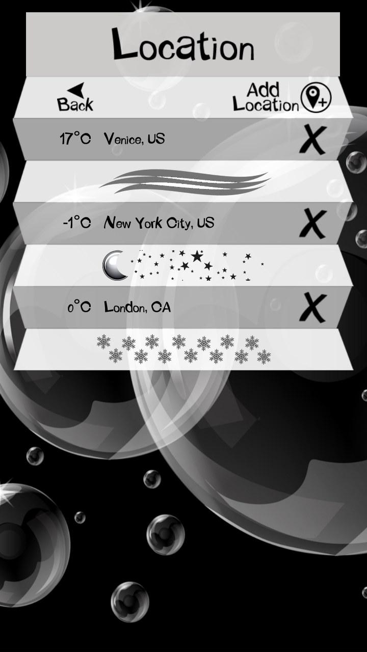 Clock Weather Widget Bubbles - App on Amazon Appstore