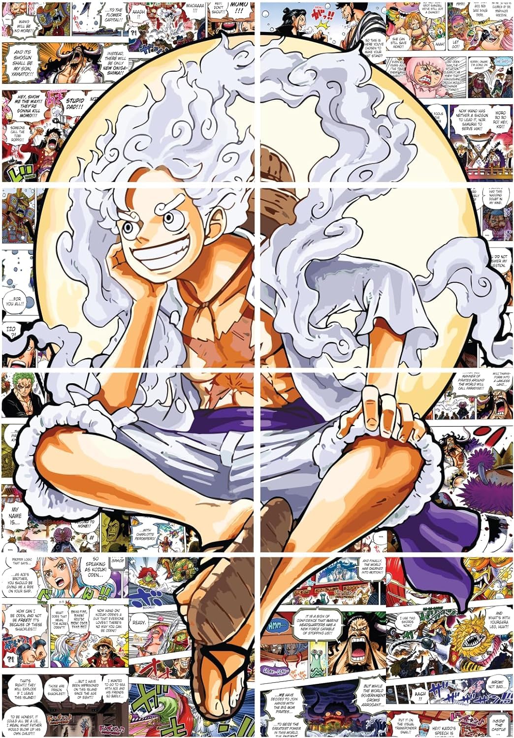 Luffy Poster One Piece Poster One Piece Anime Manga Panels | Desertcart ...