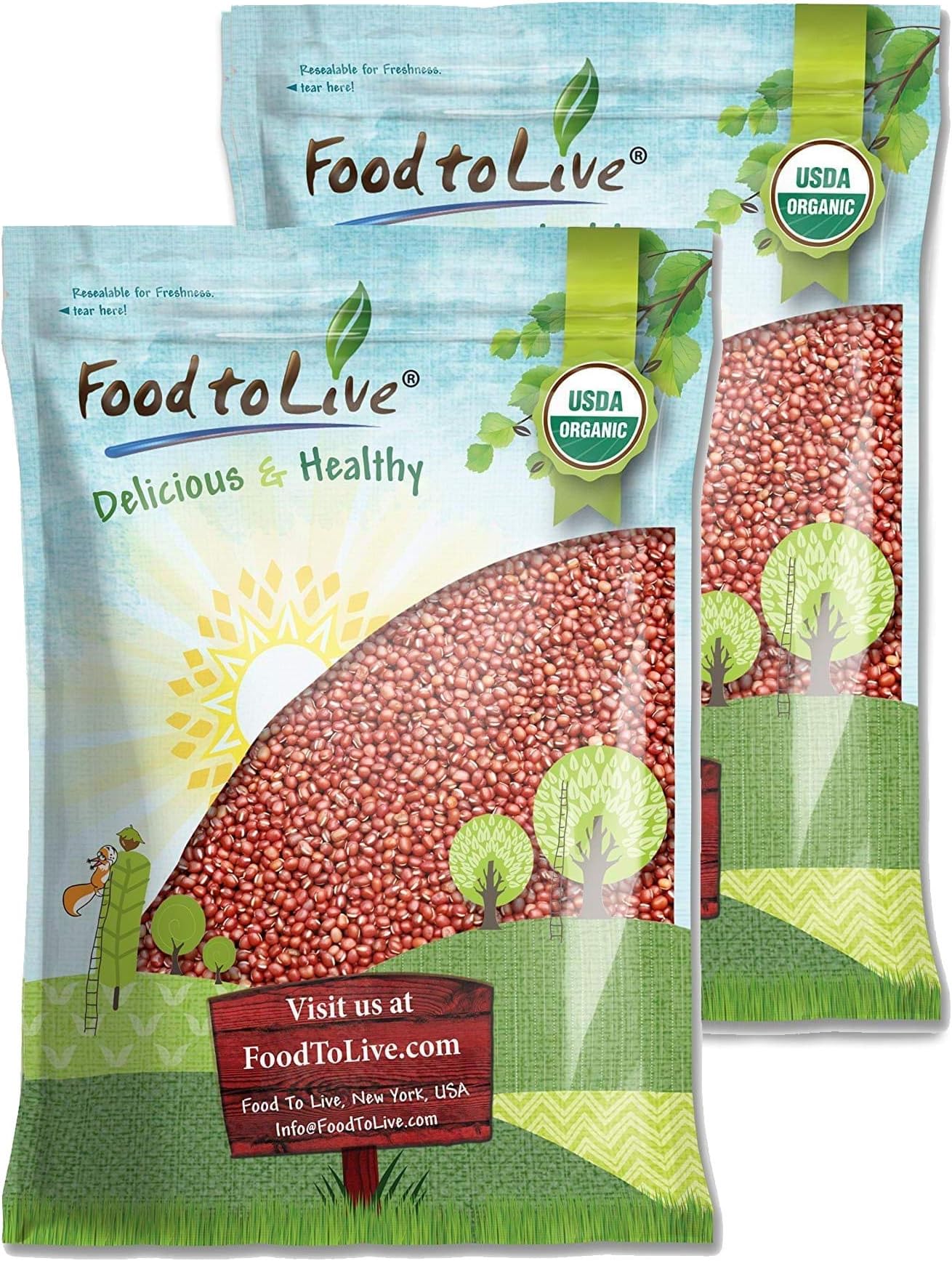 Amazon.com : Bulk Red Beans Organically Grown in Michigan, USDA Organic ...