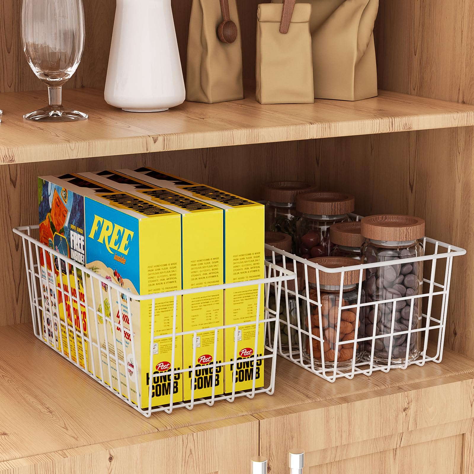 Snapklik.com : Freezer Organizer Bins, Freezer Baskets For Chest ...