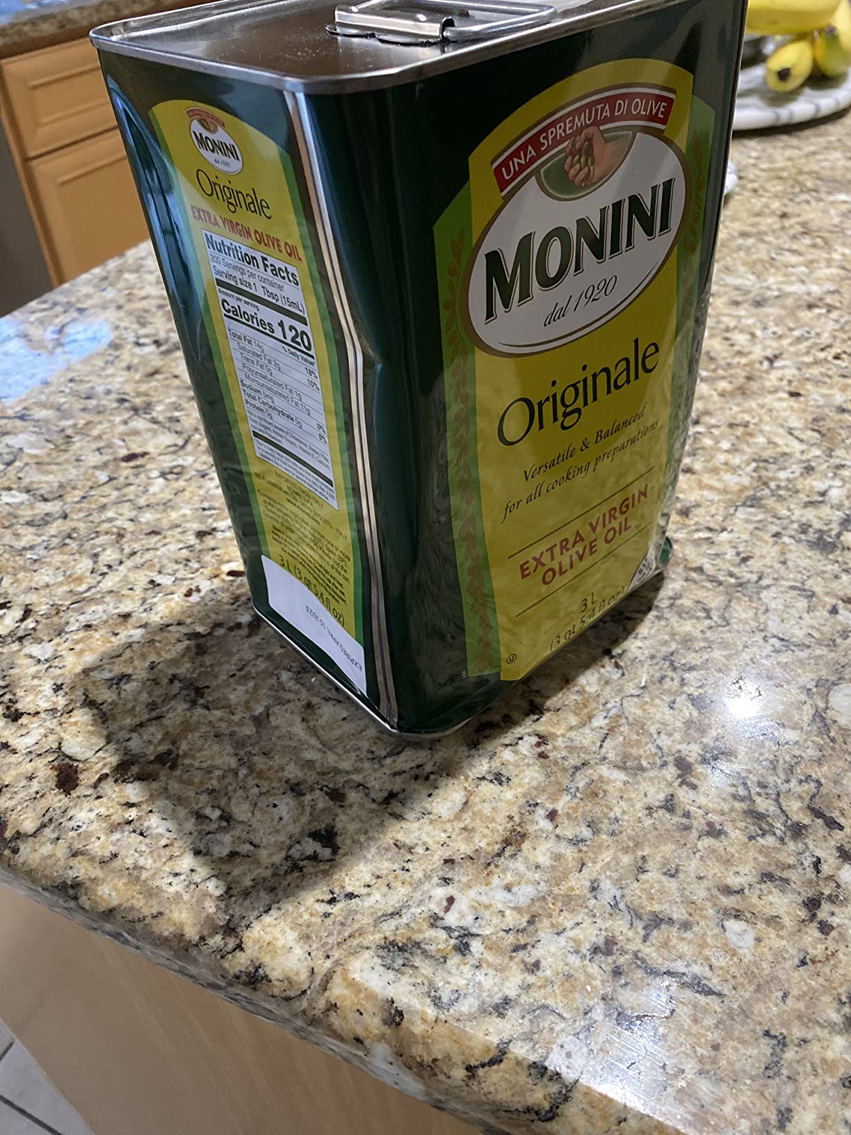 $8/mo - Finance MONINI Premium Extra Virgin Olive Oil | Originale Versatile & Balanced | Tin Can ...