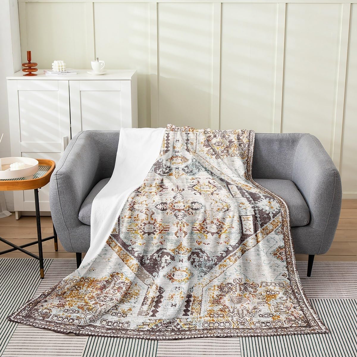 Amazon.com: Erosebridal Tribal Bohemian Throw Blanket for Couch,Ethnic ...