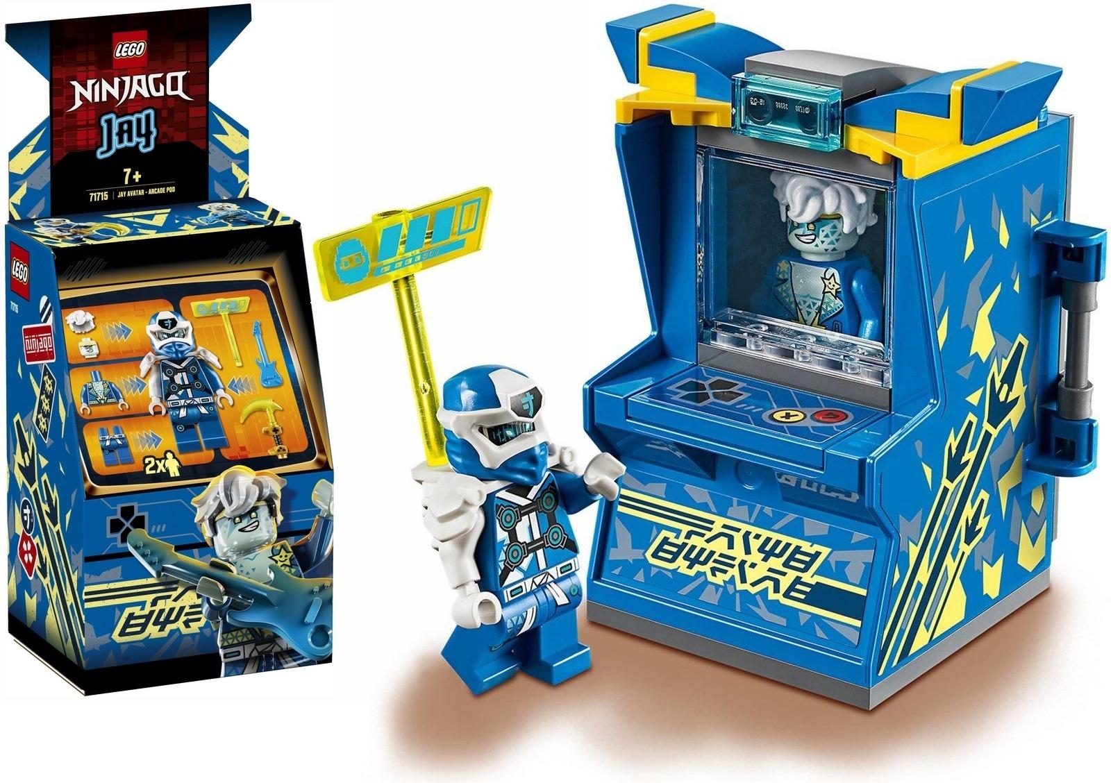 LEGO NINJAGO Jay Avatar - Arcade Pod 71715 Mini Arcade Machine Building ...
