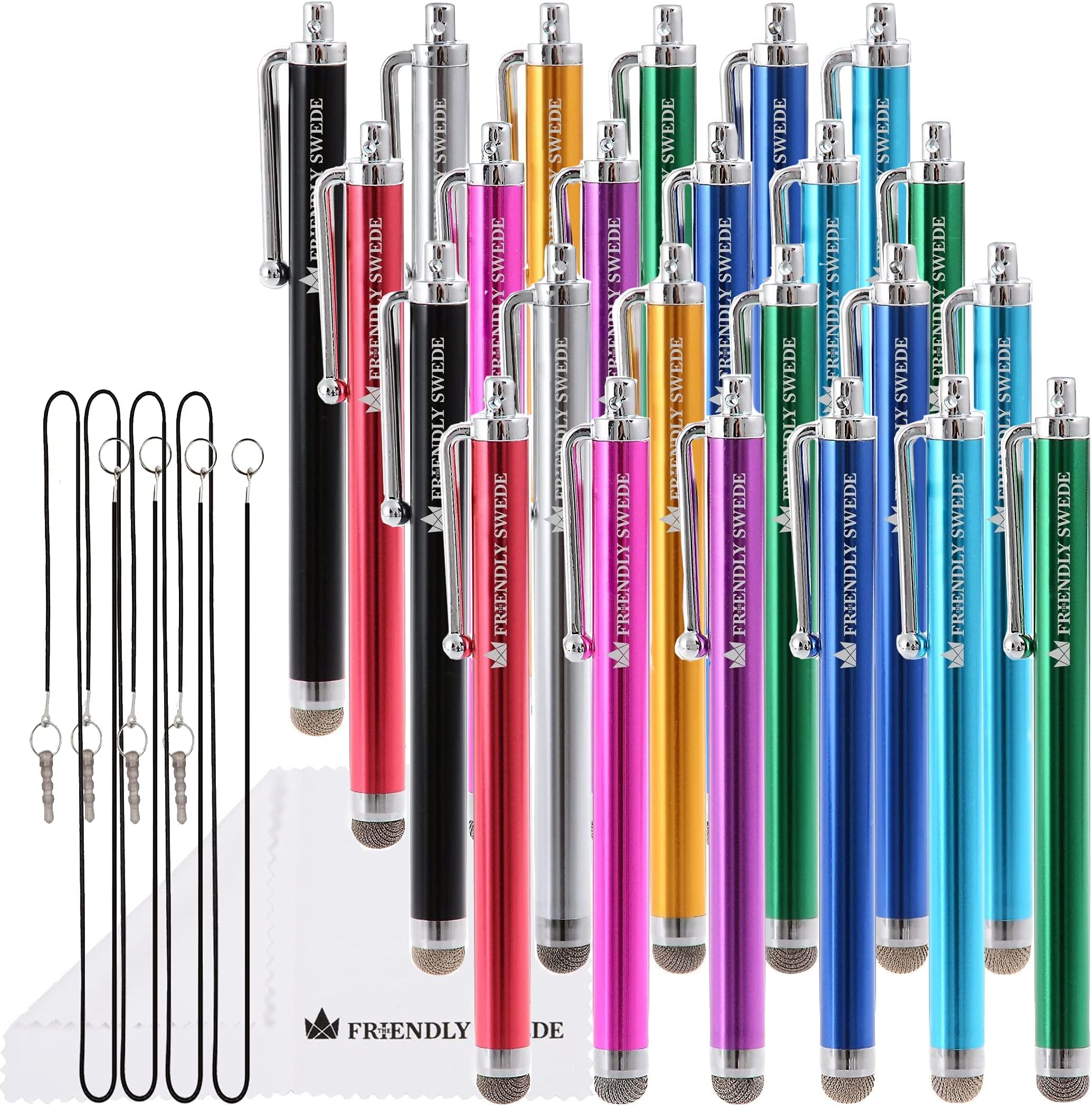 Amazon.com: The Friendly Swede 3-in-1 Hybrid Pen, Capacitive Fiber and ...