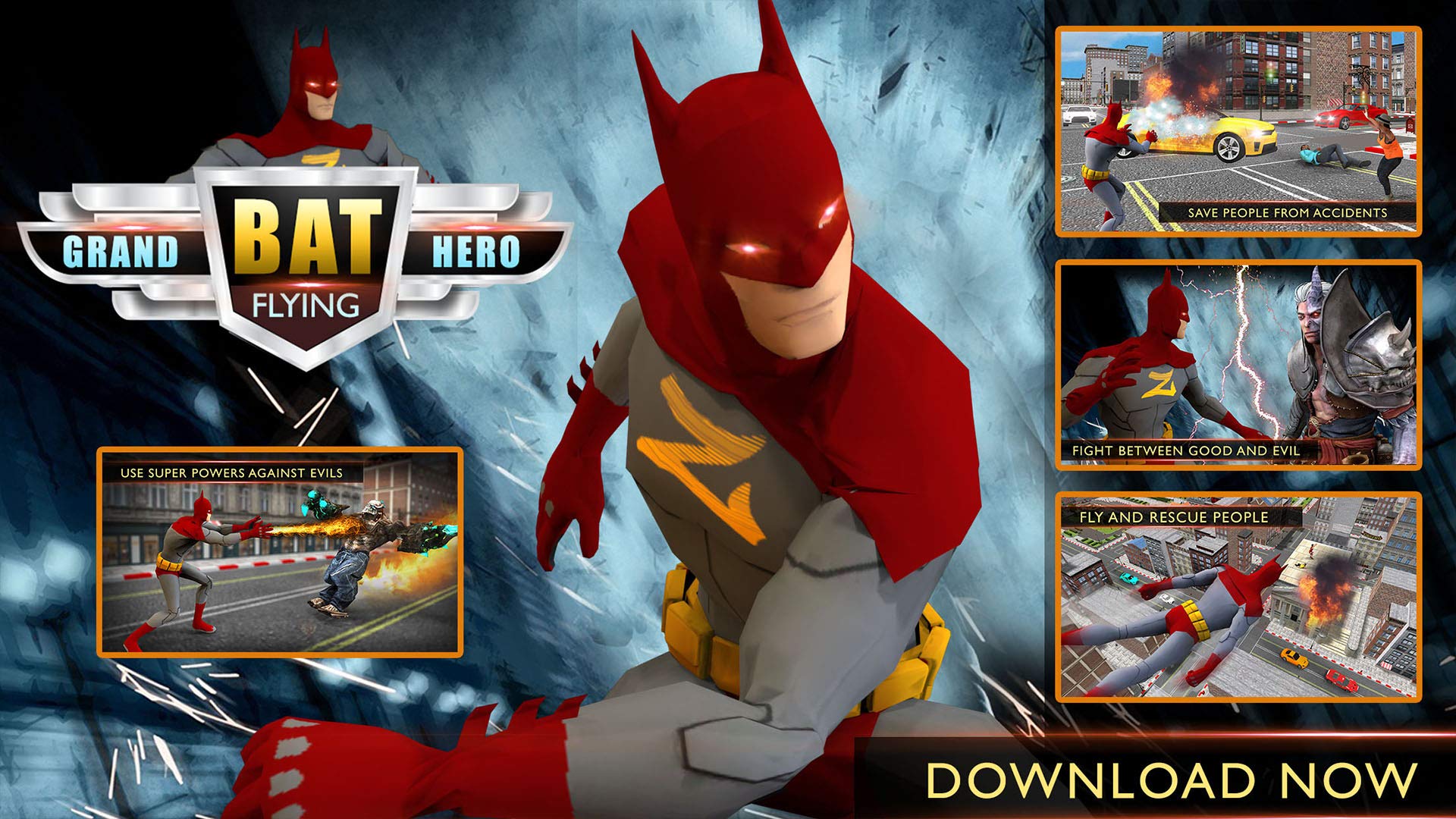 Grand Bat Hero Flying City Rescue - App on Amazon Appstore