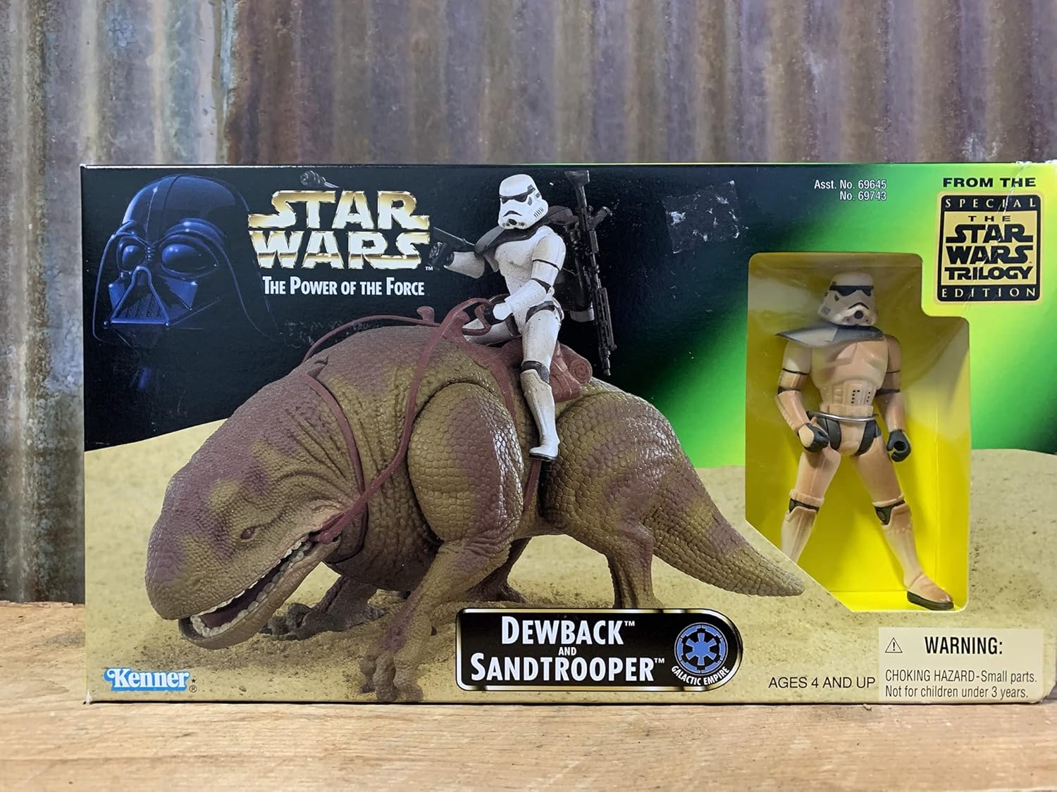 Star Wars 1997 The Power of the Force Action Figures Playset - Dewback ...