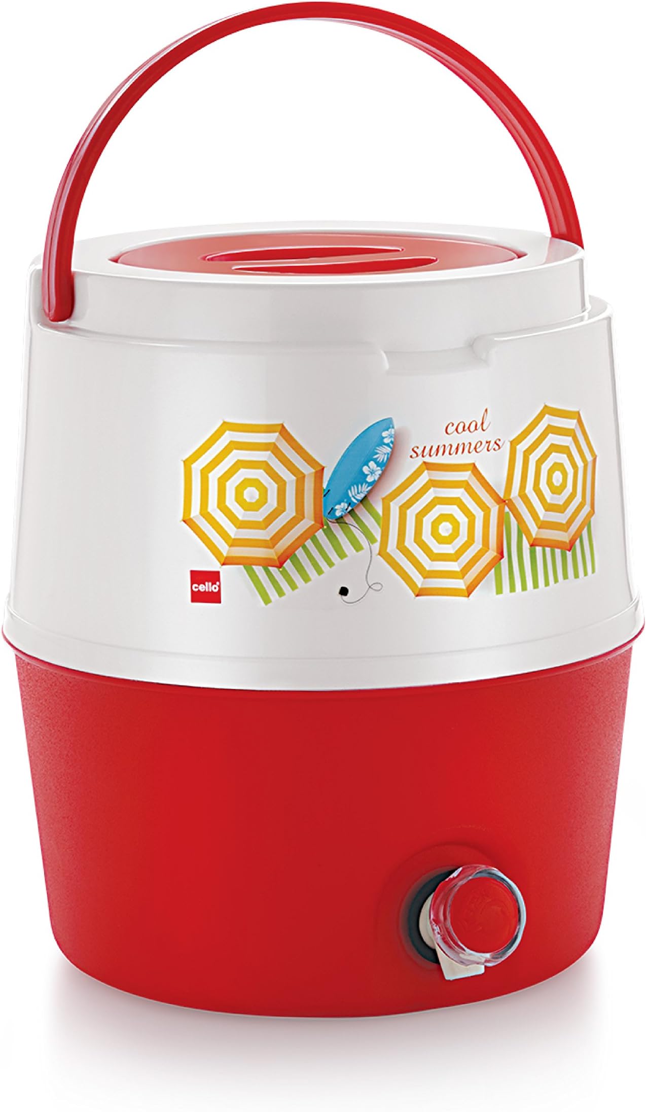 Cello Kool Star Plastic Insulated Water Jug, 20 litres, Black : Amazon ...