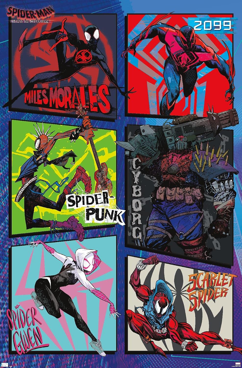 Marvel Spider-Man: Across The Spider-Verse - Group Wall Poster : Amazon ...