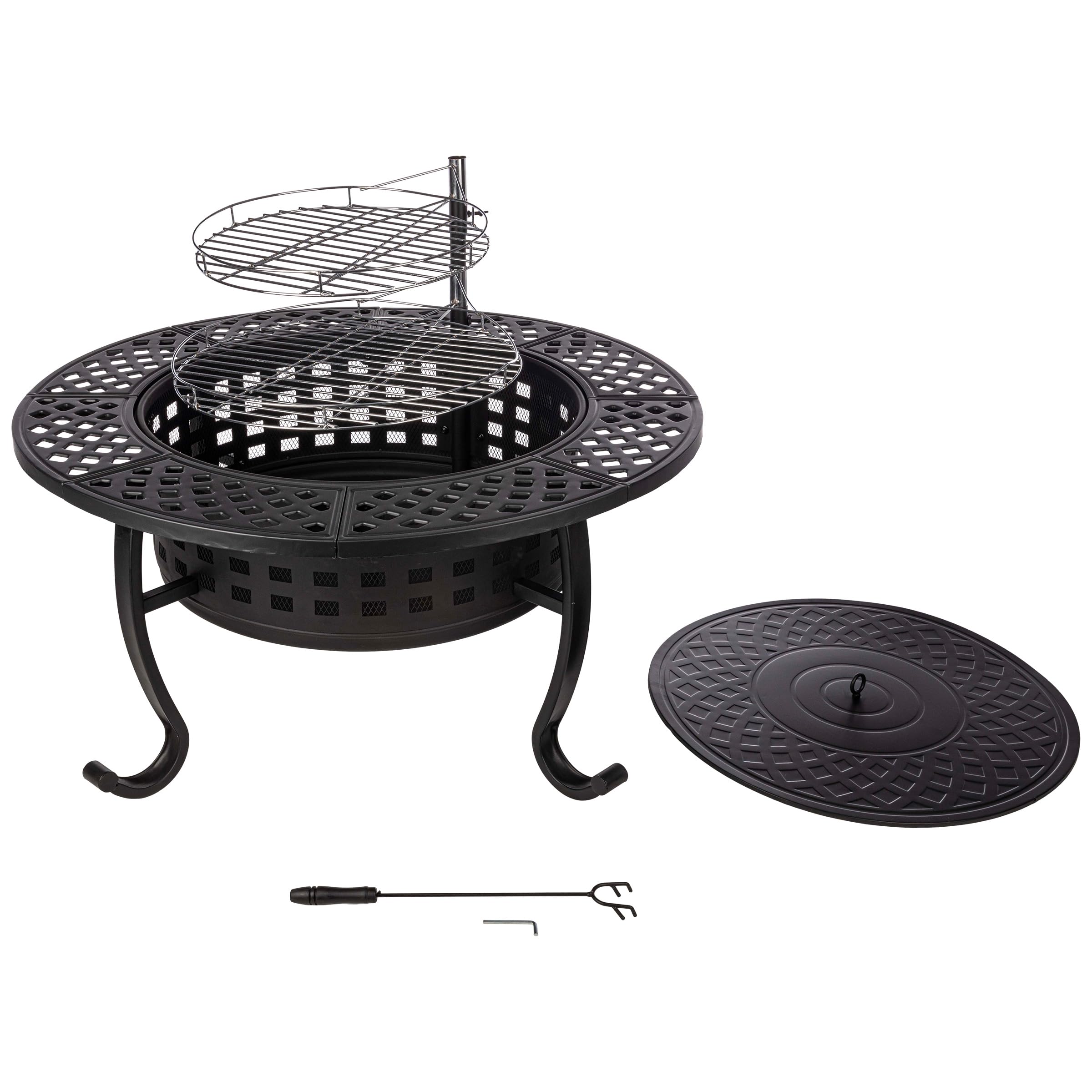 Mesa Con Fogata Para Barbacoa 33 Ideas De Mesas Para Fogatas | Mesa