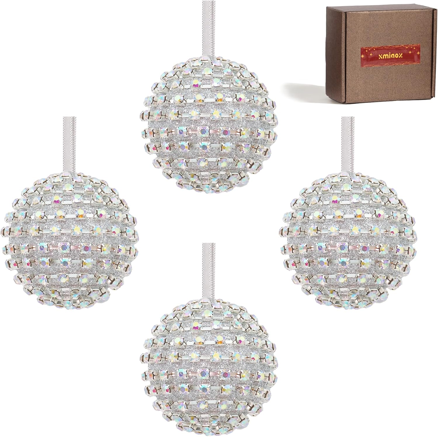 Amazon.com: XMIAOX Disco Sparkle Rhinestone Ball Christmas Tree ...