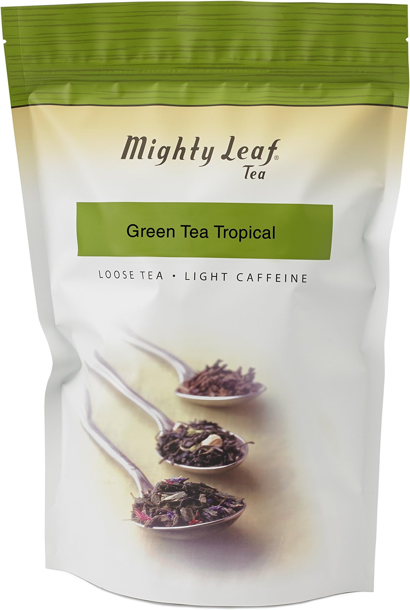 Amazon.com : Mighty Leaf Tropical Green Tea, Loose Leaf, 1 lb Pouch ...