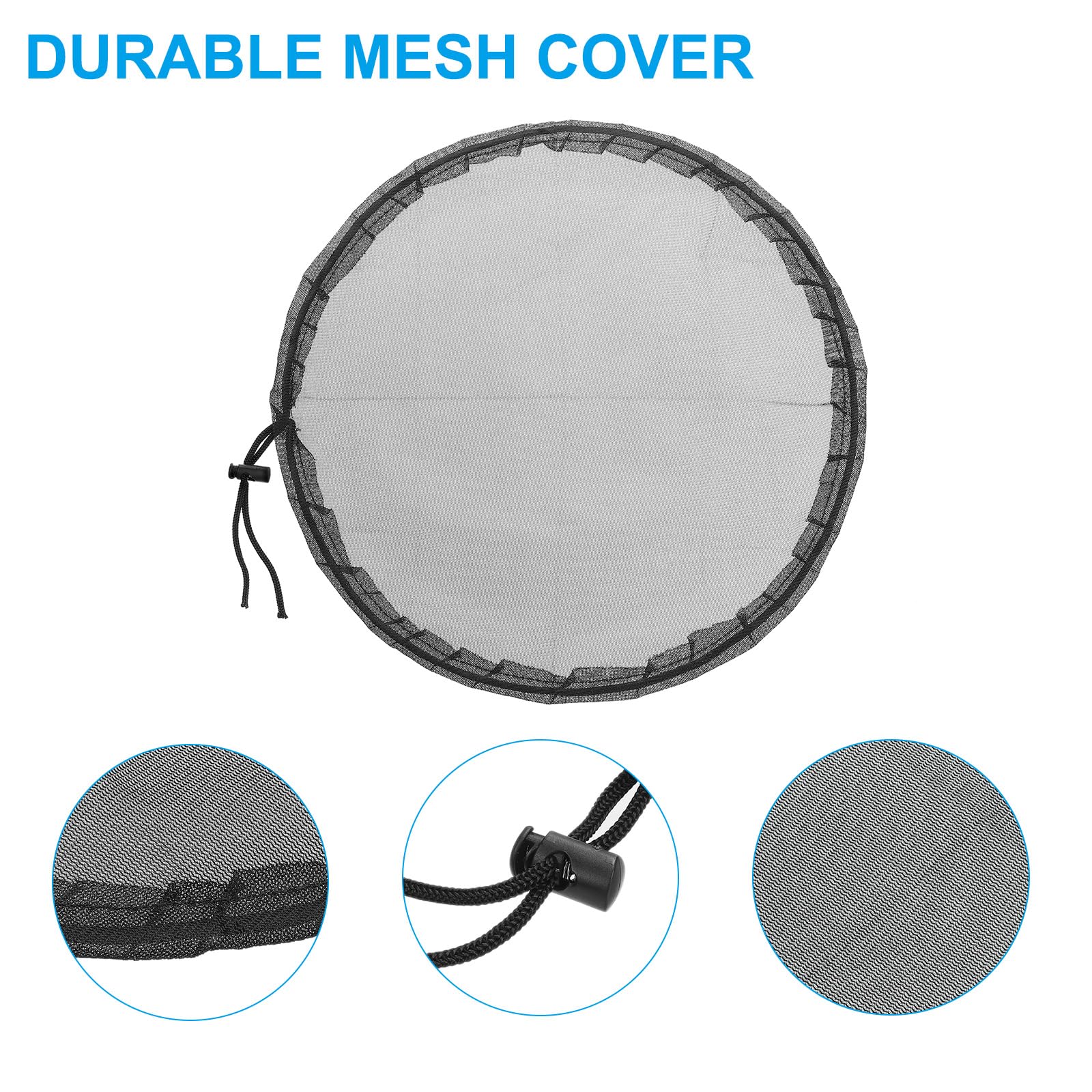 PATIKIL 13.7 Inch IBC Lid Filter Mesh Cover 4 Pack Polyester IBC Tote ...